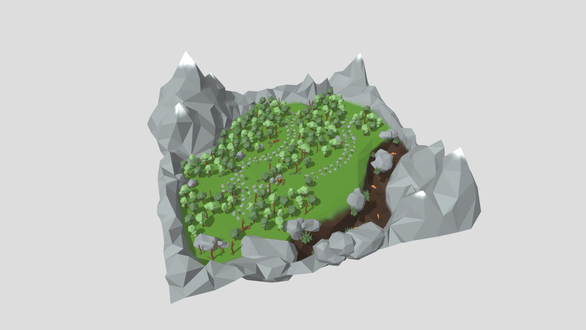 Landscape_NEW - Download Free 3D model by Cxrly97 [8edf385] - Sketchfab