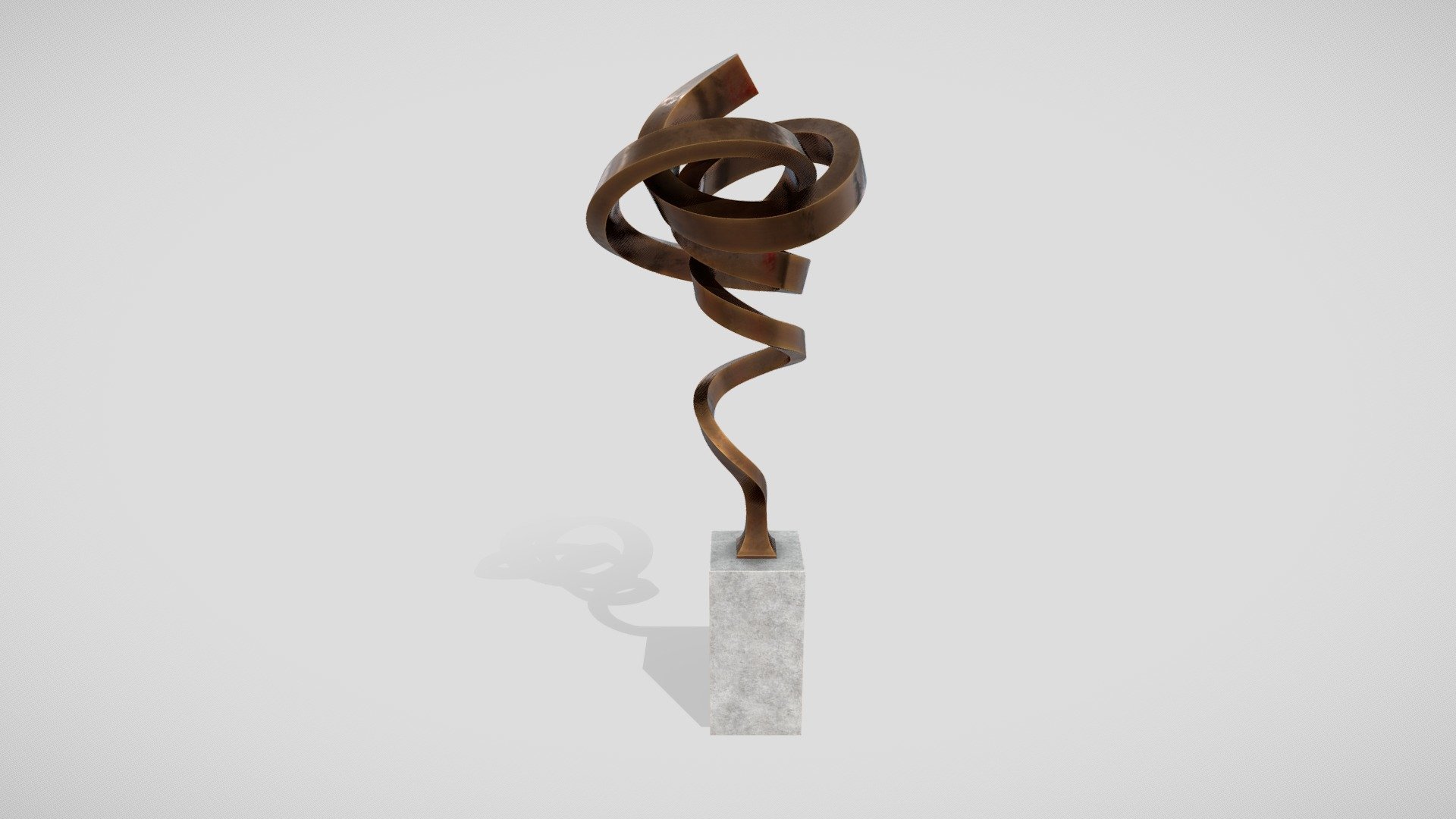 Modern Abstract Bronze Art Sculpture 31 - 3D model by gogoskilla ...