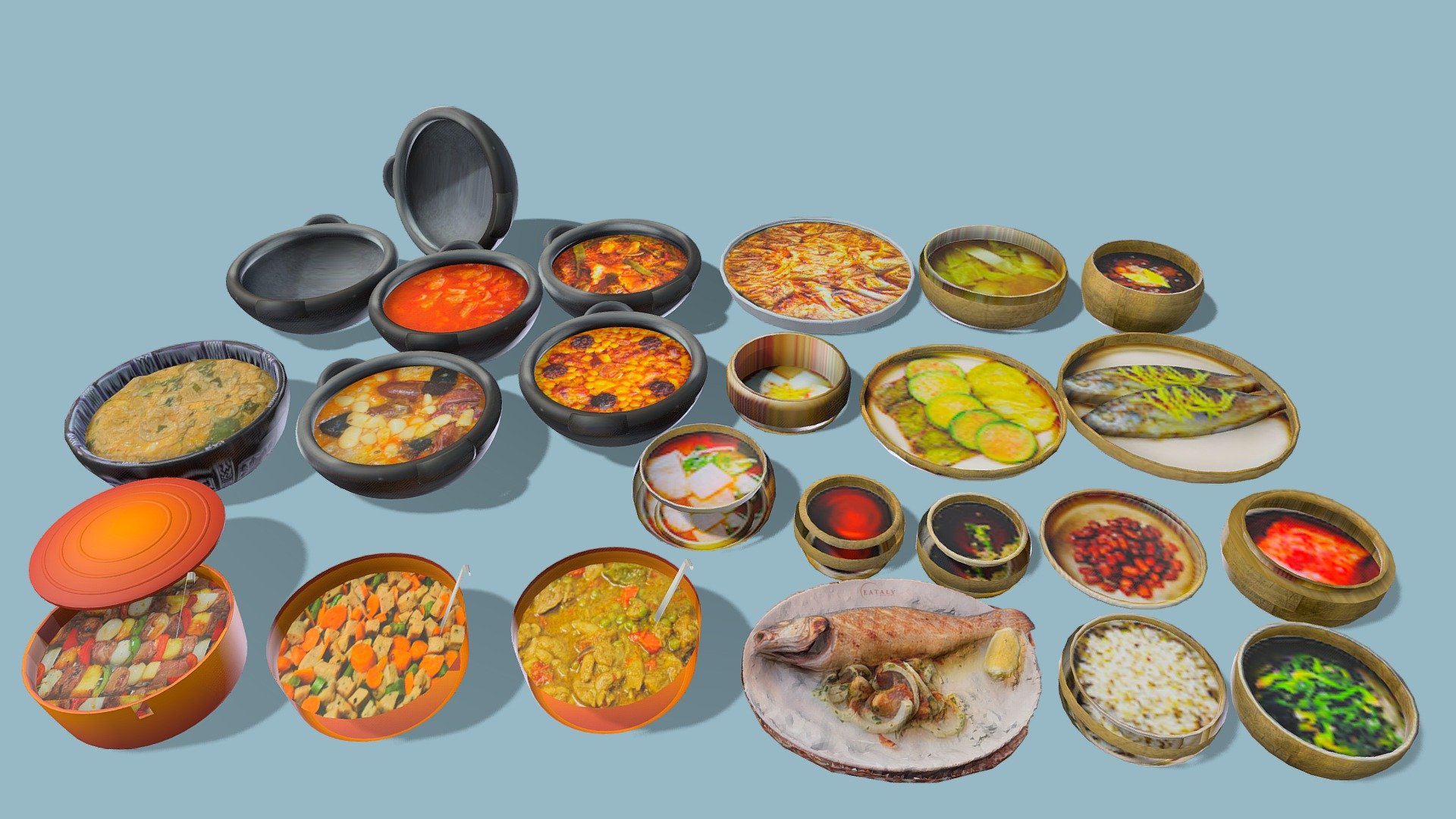 Soup props - Download Free 3D model by Foods studio (@Food-studio ...
