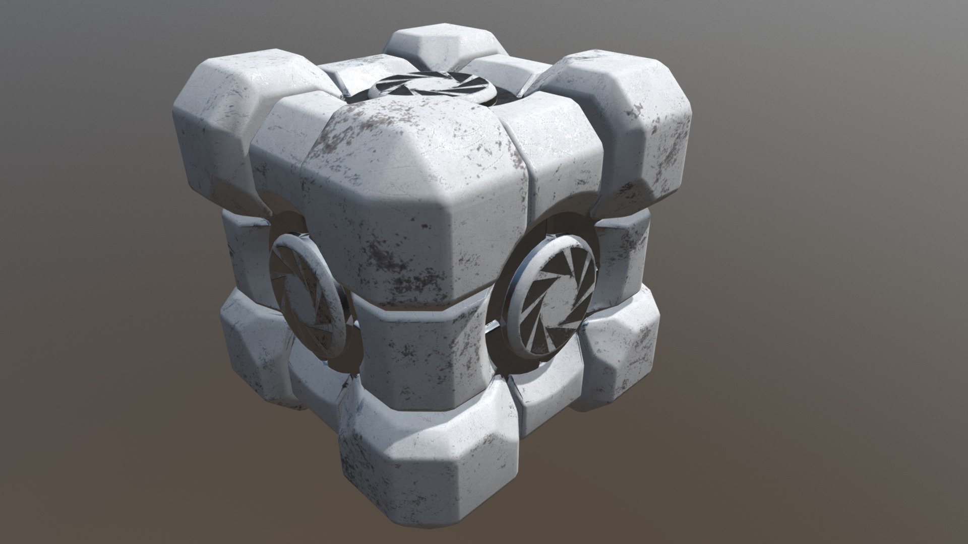 Aperture Science Weighted Cube Model 01 - 3D model by MrBfox [8ee29cd ...