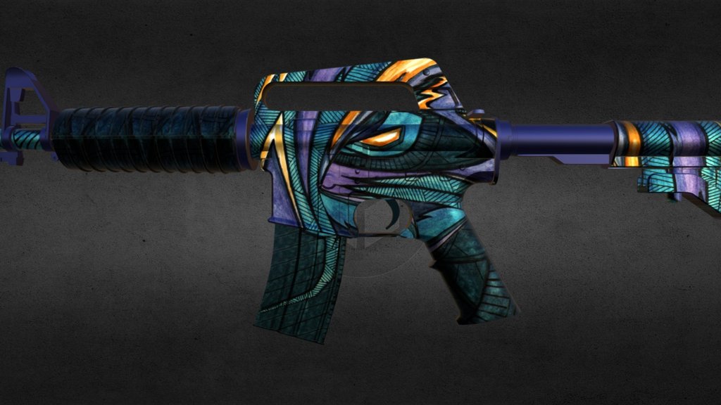 M4A1-S | Mobius - 3D model by asavonin [8ee3f0f] - Sketchfab