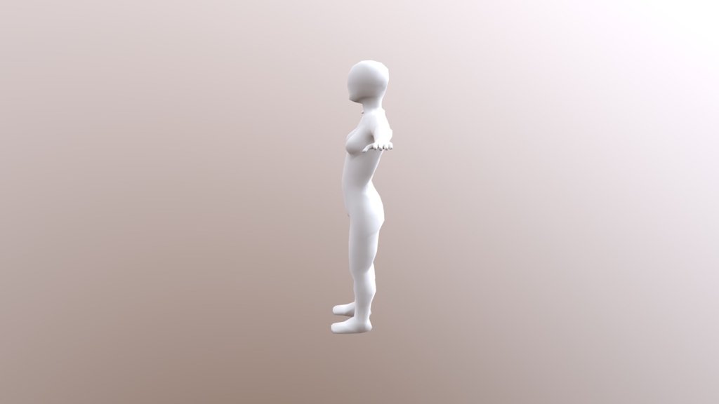 Female Template Human - 3D model by mechu95 [8ee4112] - Sketchfab