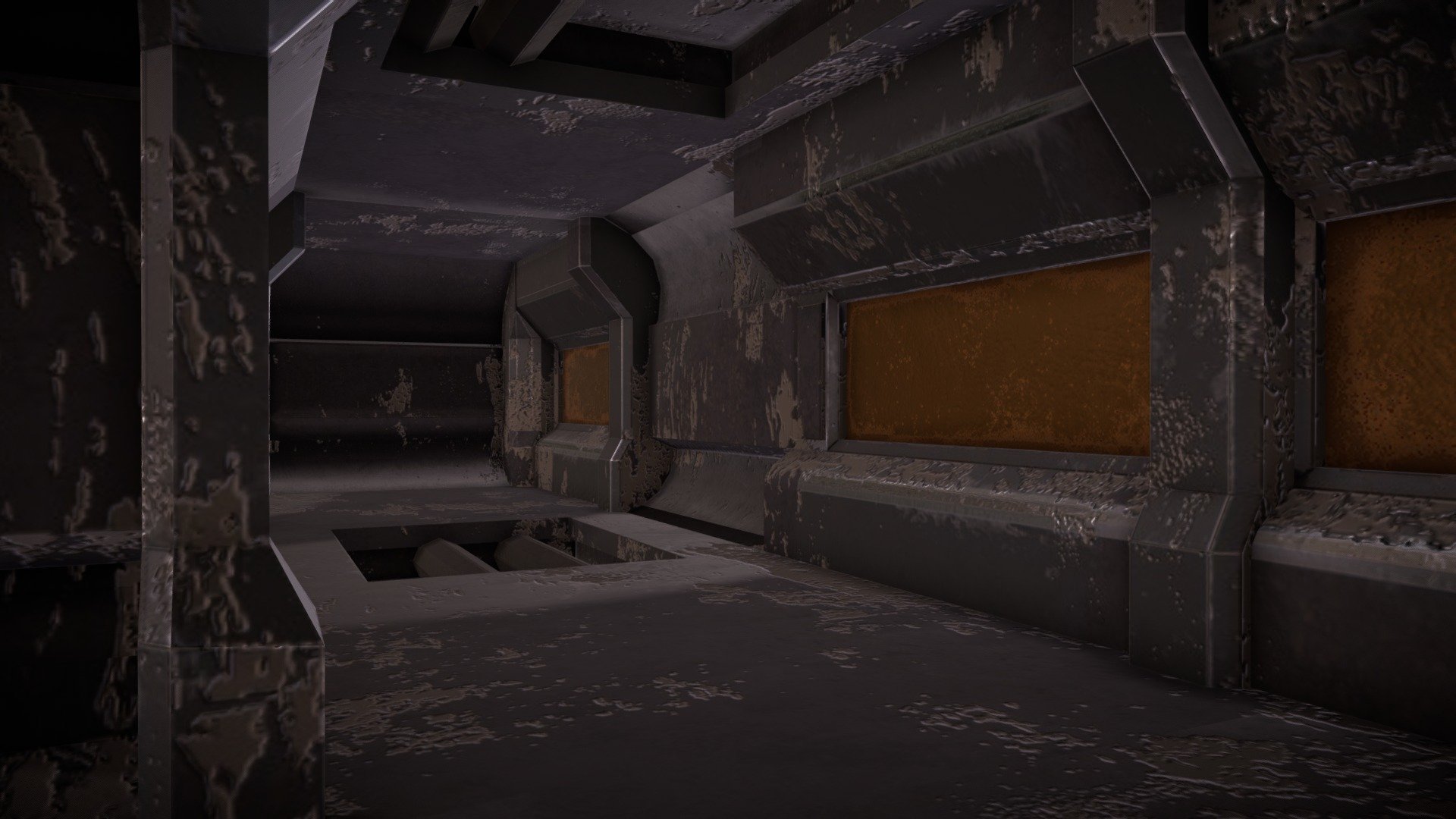 Sci-fi map "Space station" - 3D model by Job Lich (@JobLich) [8ee4b3a ...