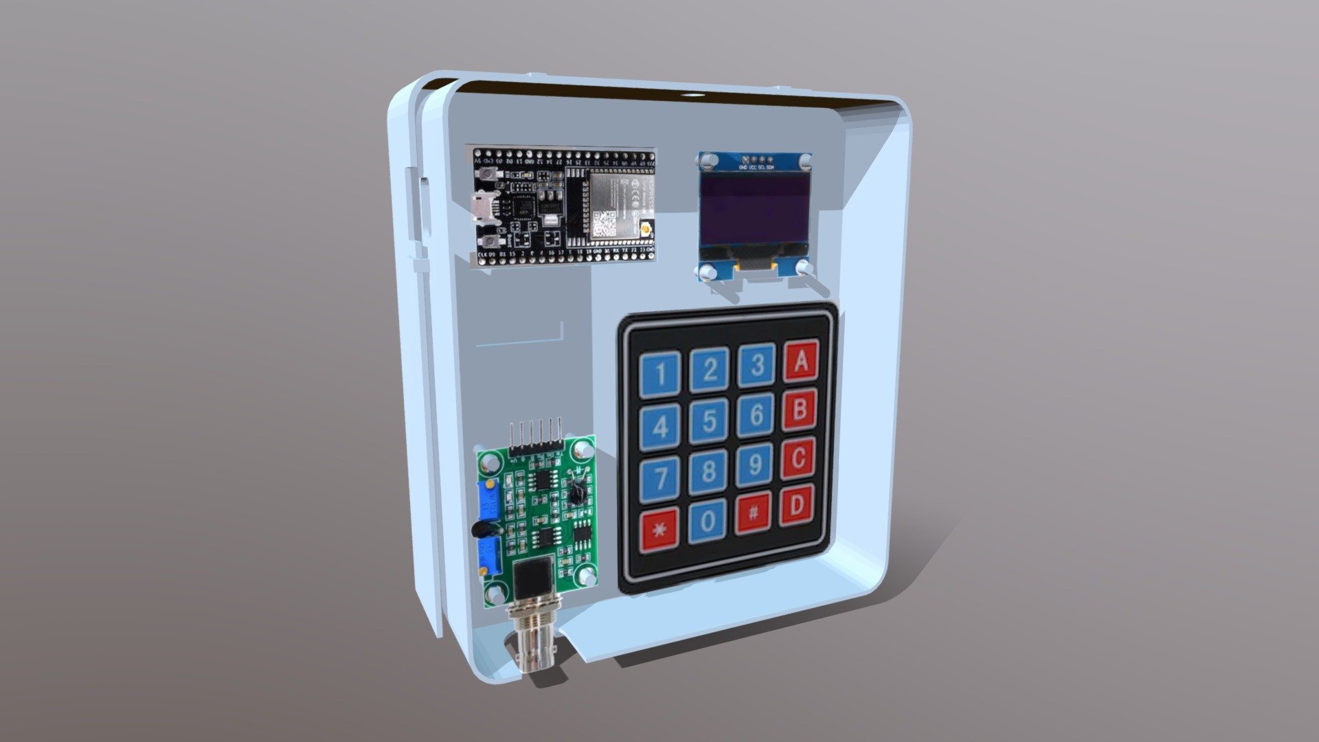 pH Reading System Case and Mount - 3D model by wmosci (@navier_stoked ...