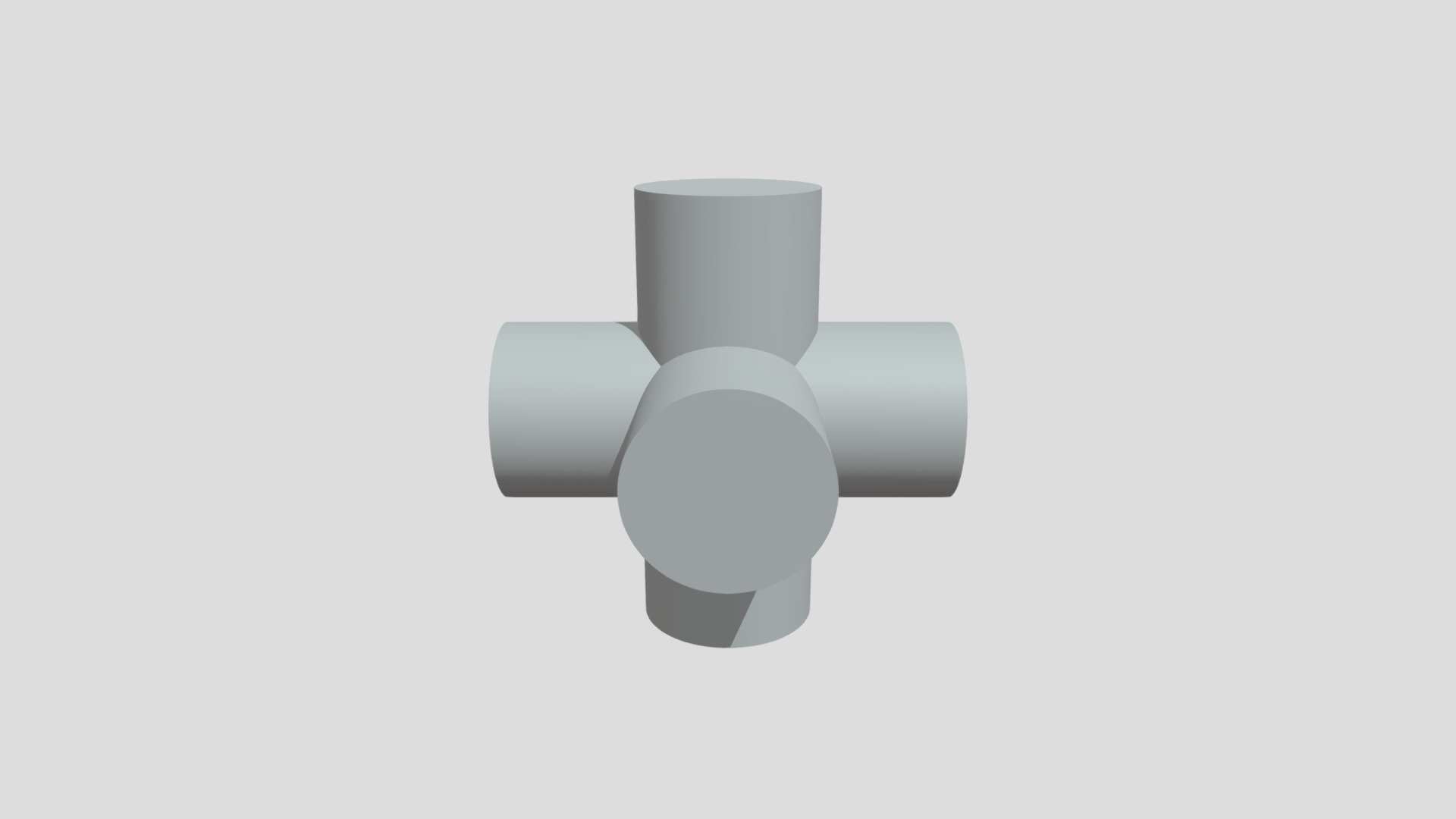 3 Cylinder Steinmetz Solid - 3D model by ezcreations (@ezhang69) [8ee7406] - Sketchfab