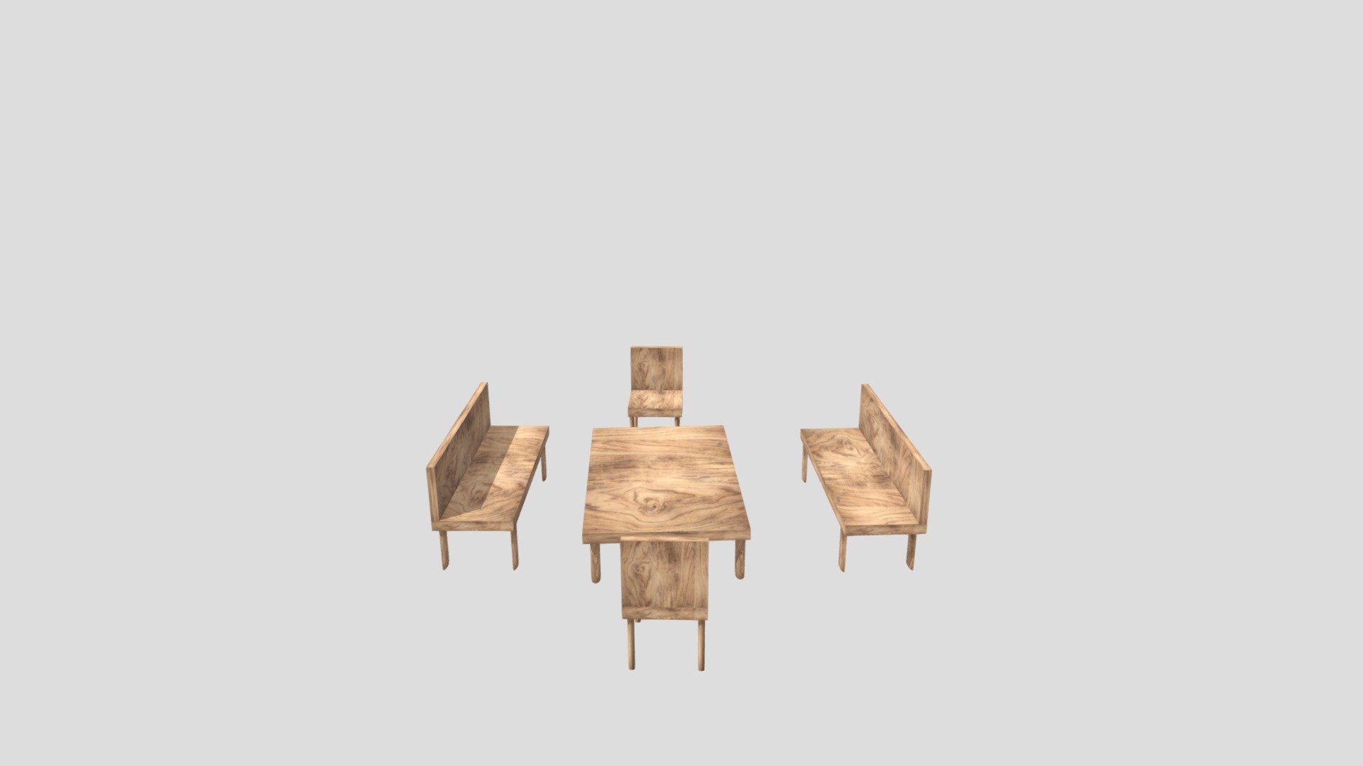 Table Set - Download Free 3D model by roshanpro999 [8ee7745] - Sketchfab