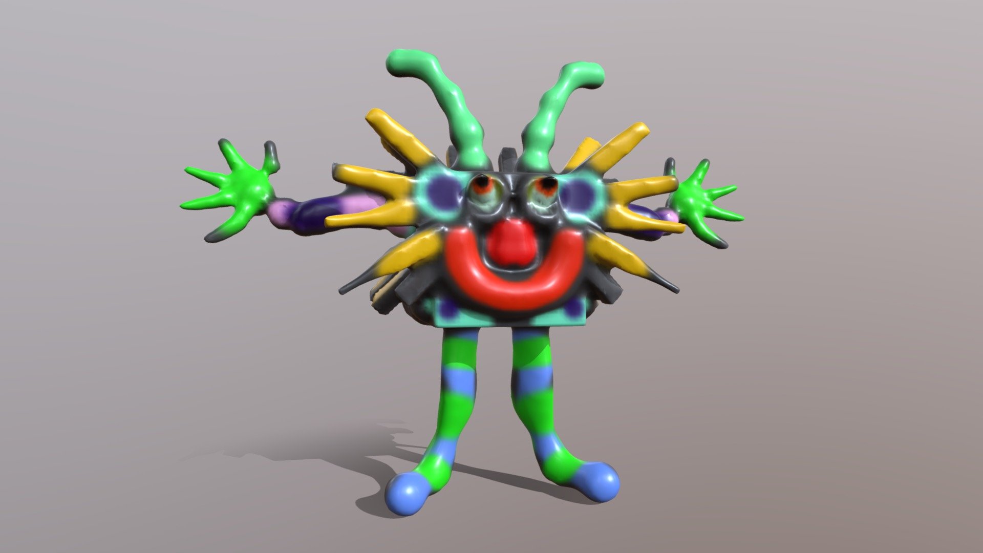 BALLPEN CREATURES "CLOWN" - Download Free 3D model by Jimmy Gunawan ...
