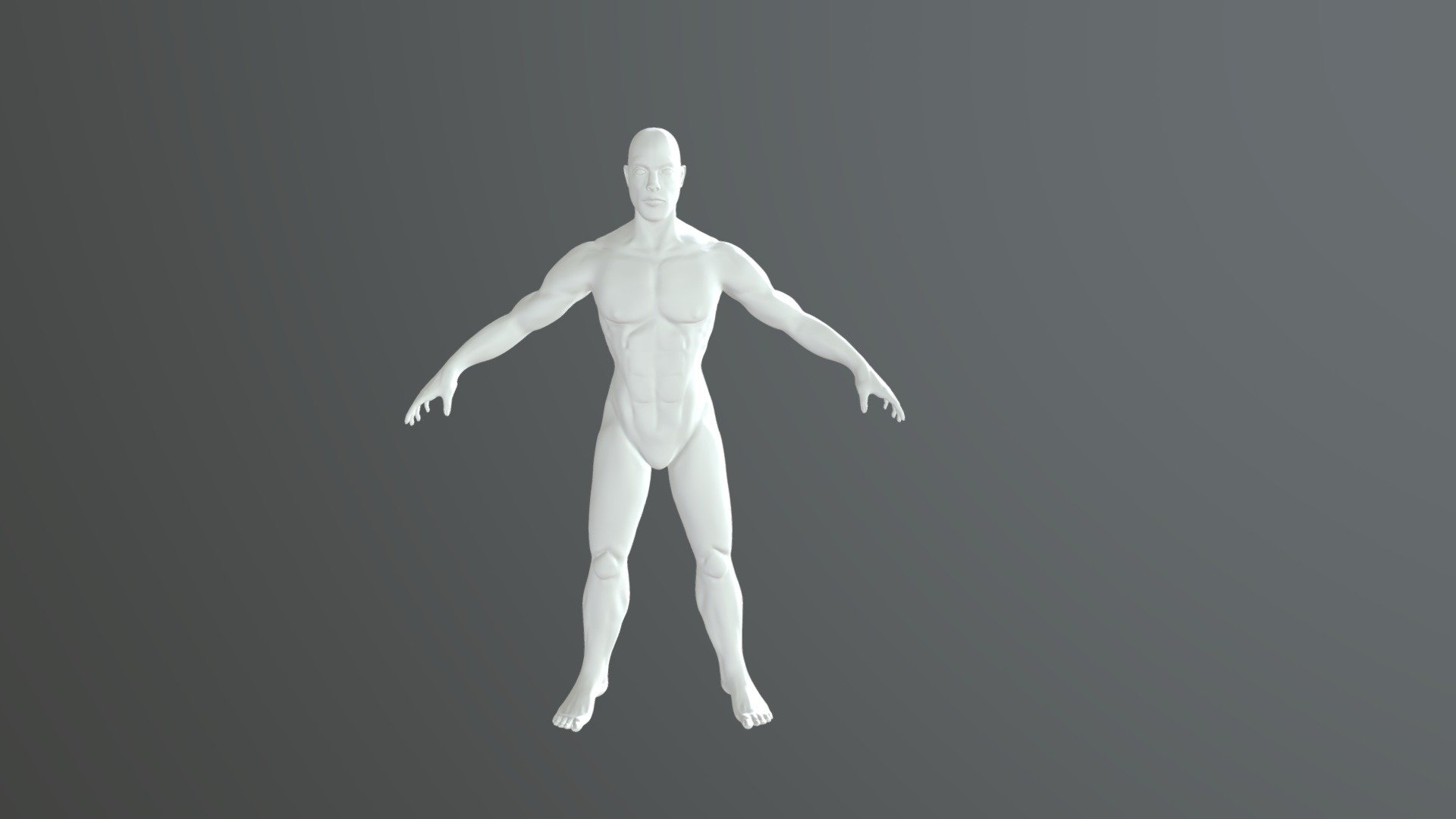 Male Model Week 1 - 3D model by Laura Mace (@lauramace) [8ee8692 ...