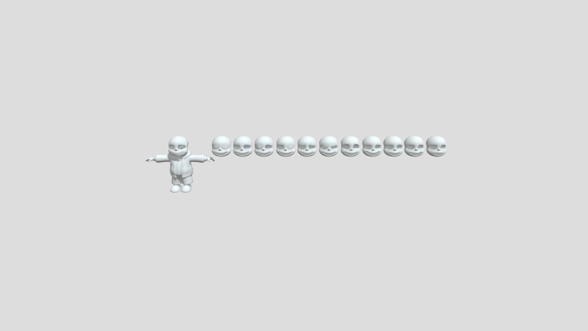 Sans_the_skeleton - Download Free 3D model by fabi25928 [8eeb082 ...