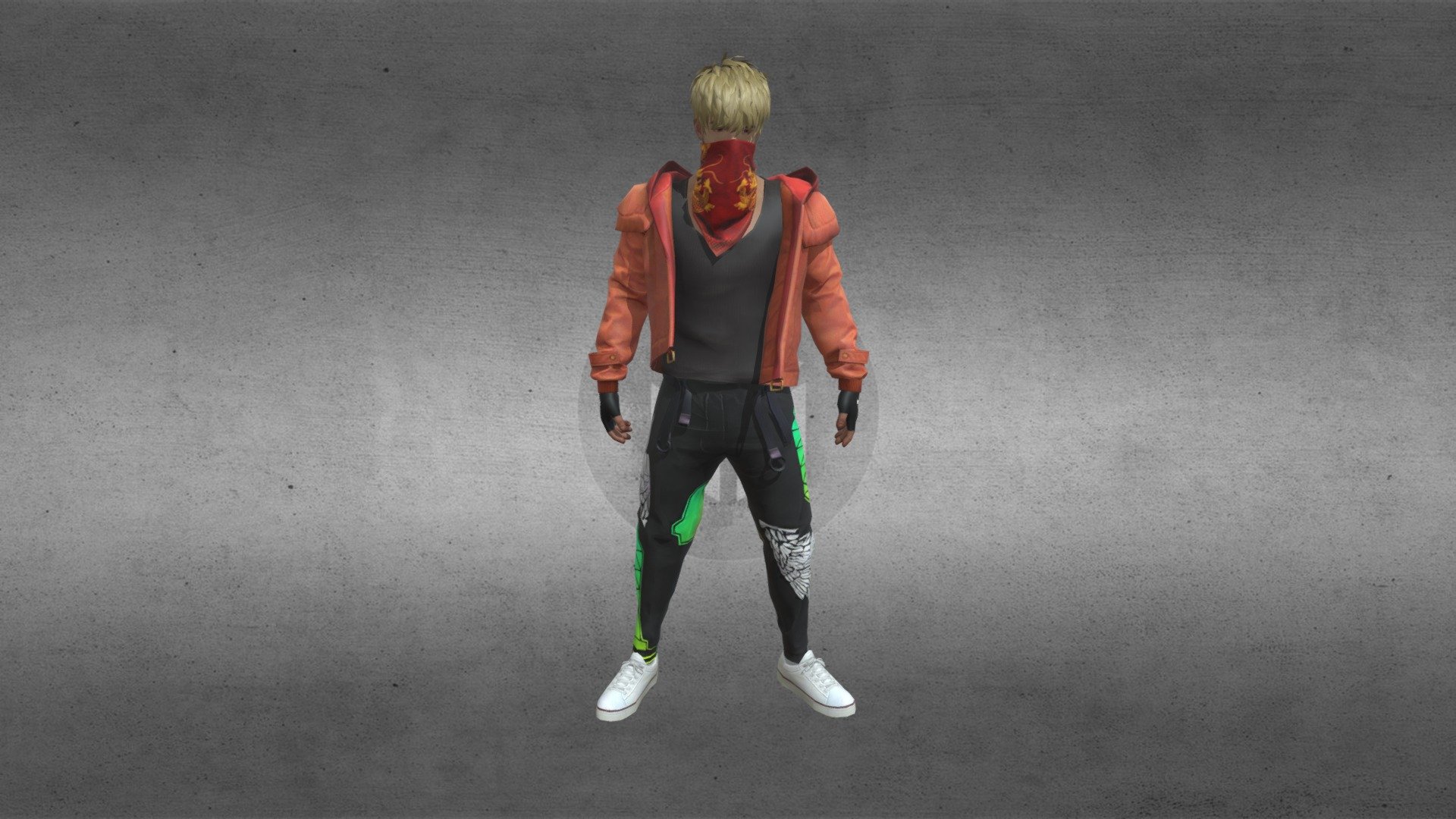 freefire cool boy 3d model by pacegaming ff - Download Free 3D model by ...