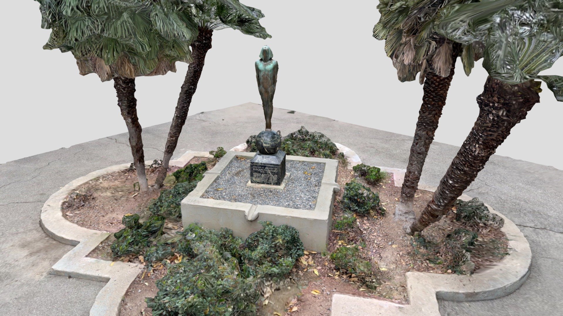 De Longpre Park w/ Aspiration Statue - 3D model by ascannerdarkly ...