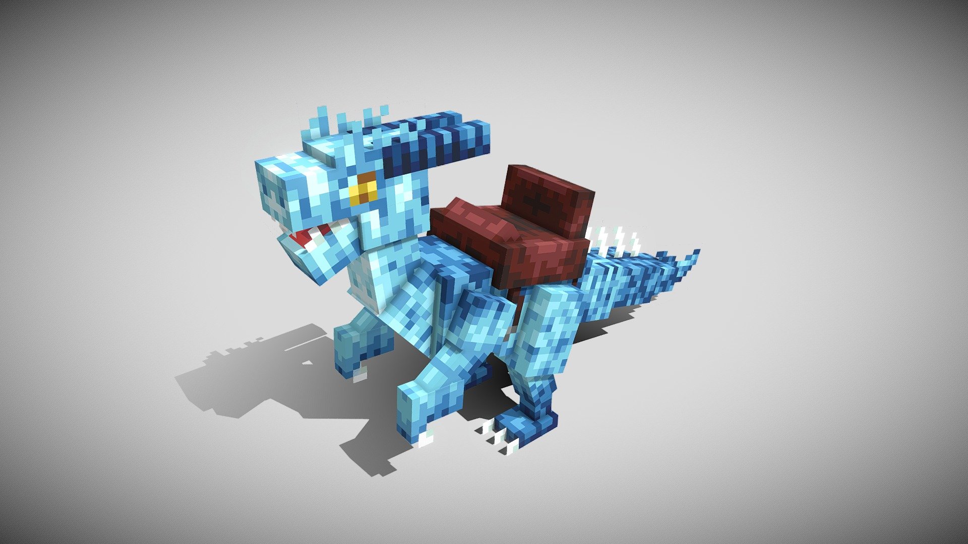 Dinosaur Mount - 3D model by PixelCraft (@PixelCraft_Z) [8eeee77 ...