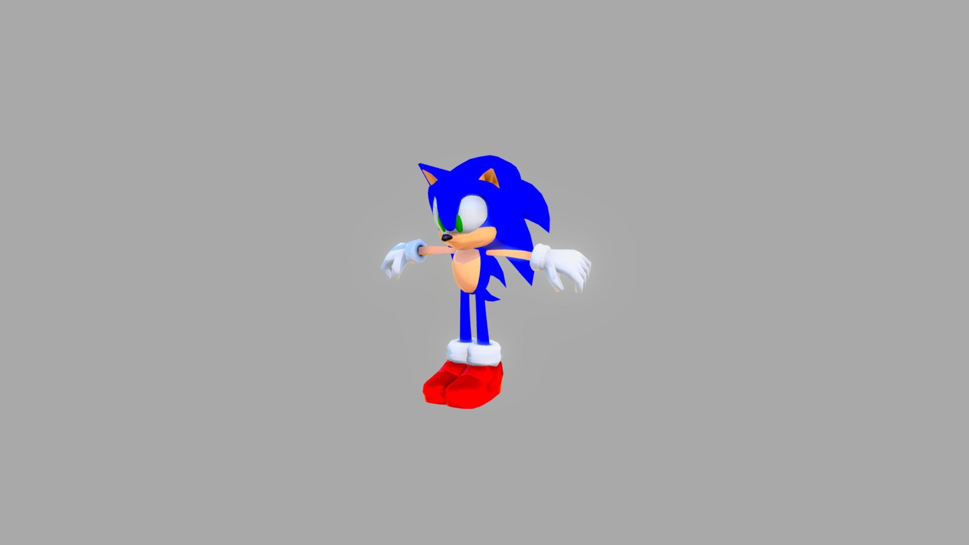 Sonic - Download Free 3D model by SEGA SONIC (@alexreeves) [8ef0ae9 ...