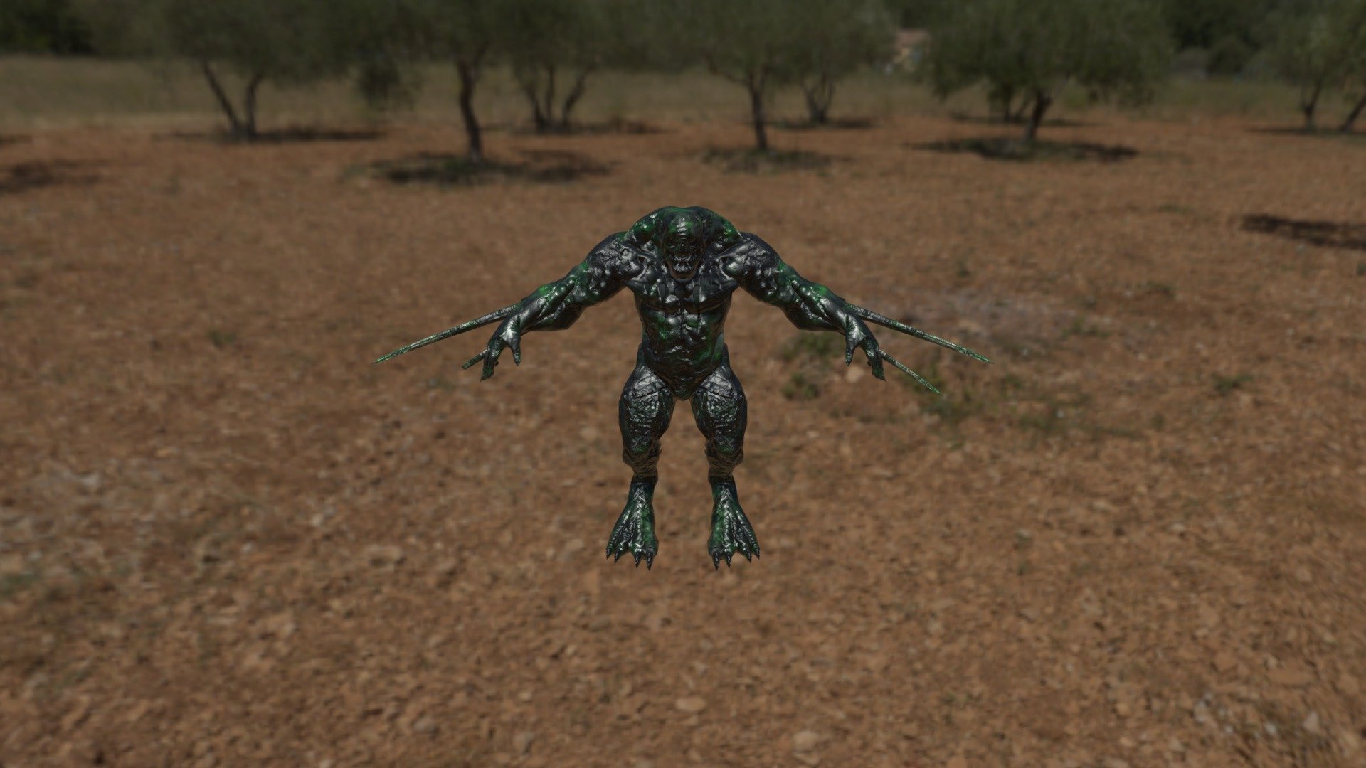 Reptile dead burned - 3D model by wetpwnage [8ef0c2a] - Sketchfab