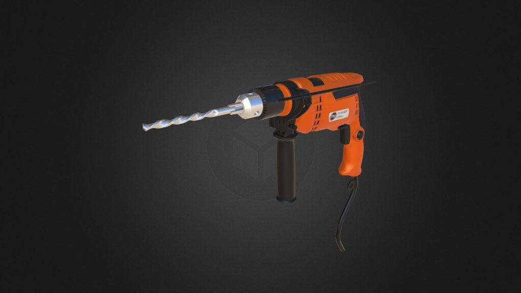 Power Drill - 3D model by Mayank (@3dbymayank) [8ef18d3] - Sketchfab