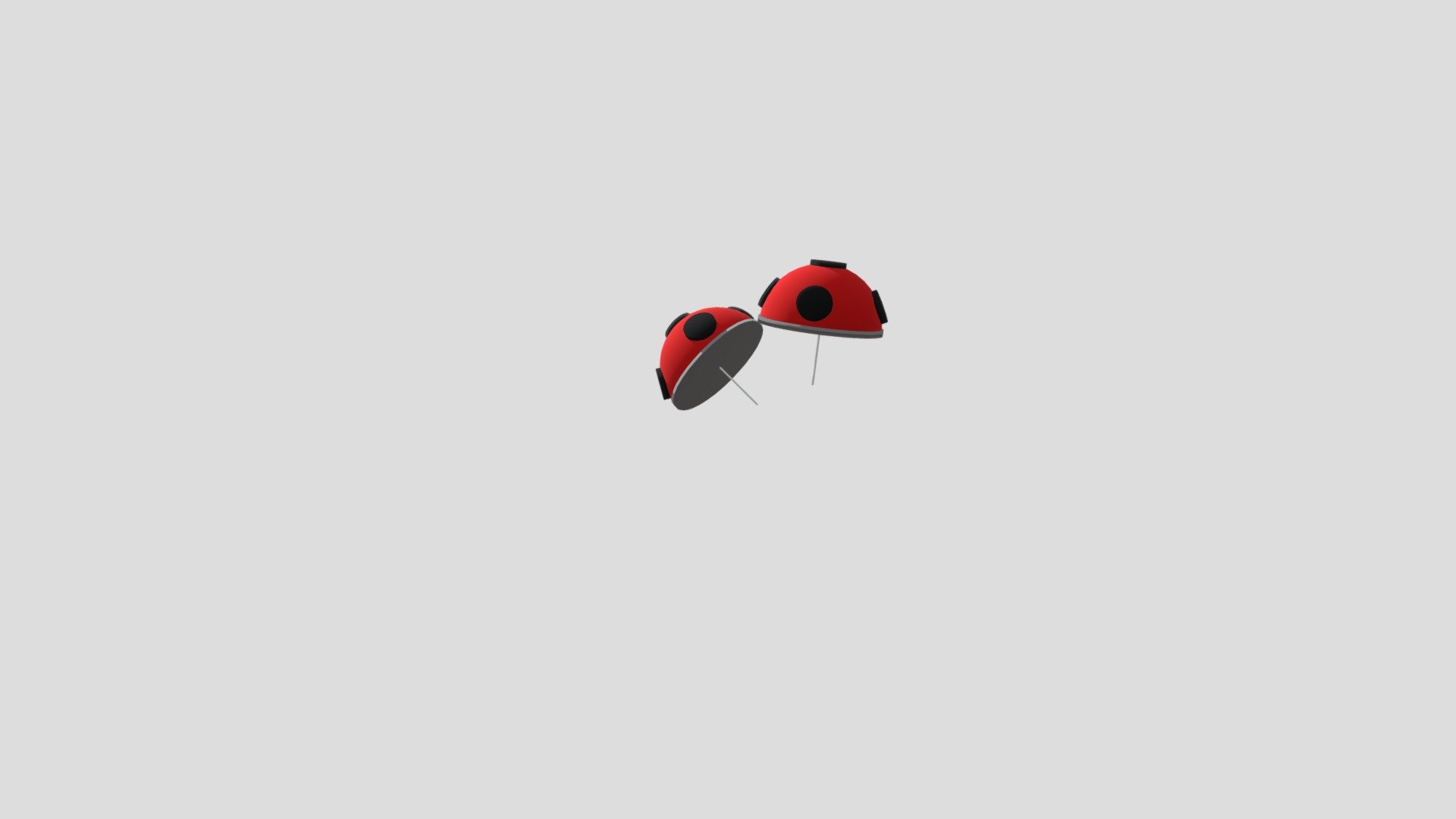 Miraculous Ladybug Earrings 3D Model - Download Free 3D model by YD ...