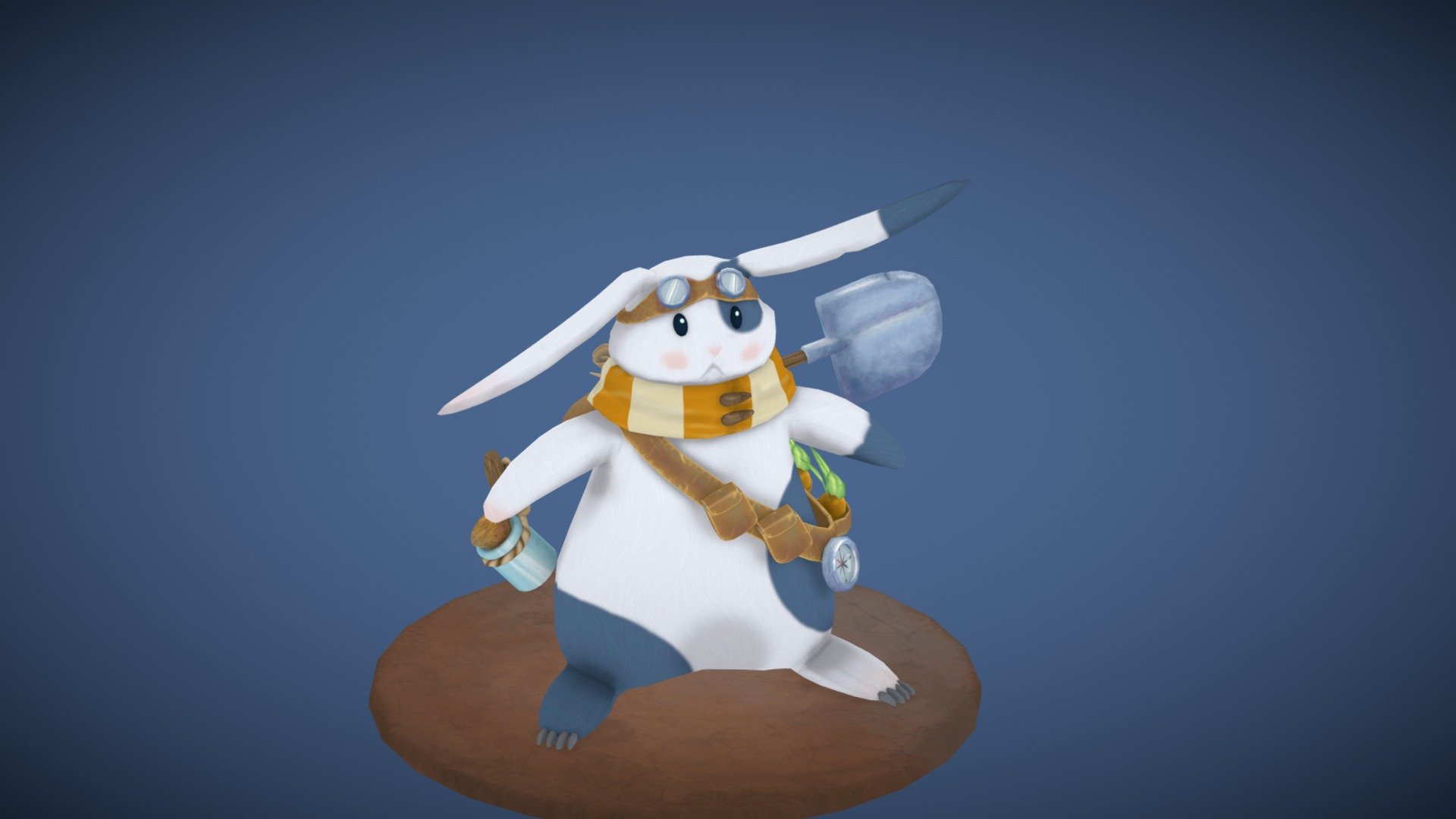 Adventurous Rabbit - 3D model by clarasergeant [8ef7c89] - Sketchfab