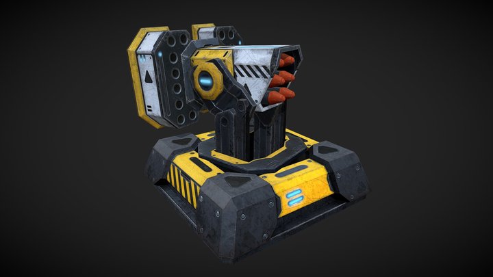Turret 3D models - Sketchfab