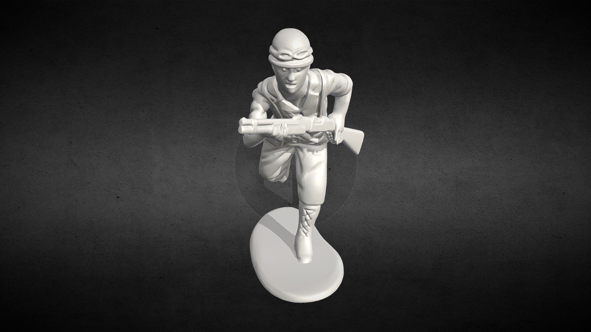 USA - Shot Gunner Running - Download Free 3D model by nimproductions ...