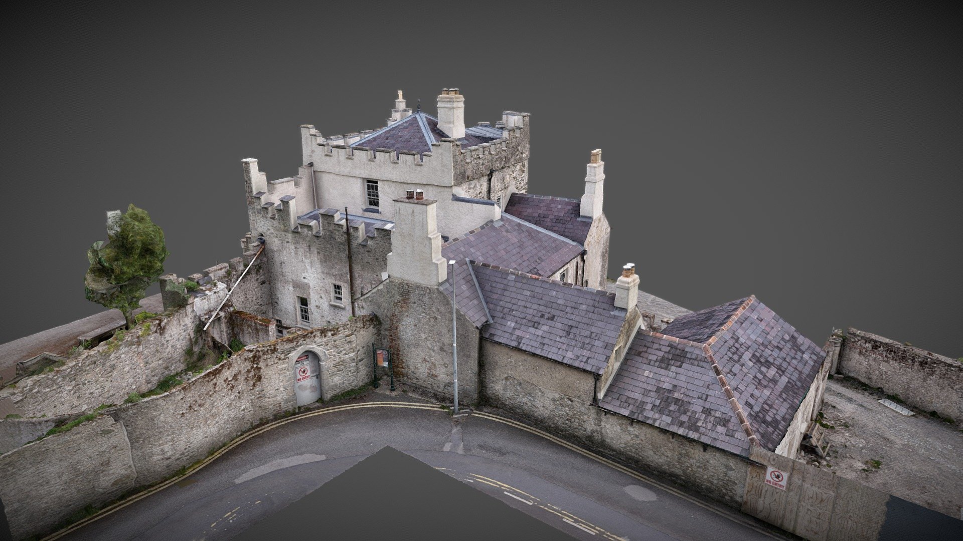 St. David’s Castle Naas - 3D model by Jan_Nevrkla [8ef9625] - Sketchfab