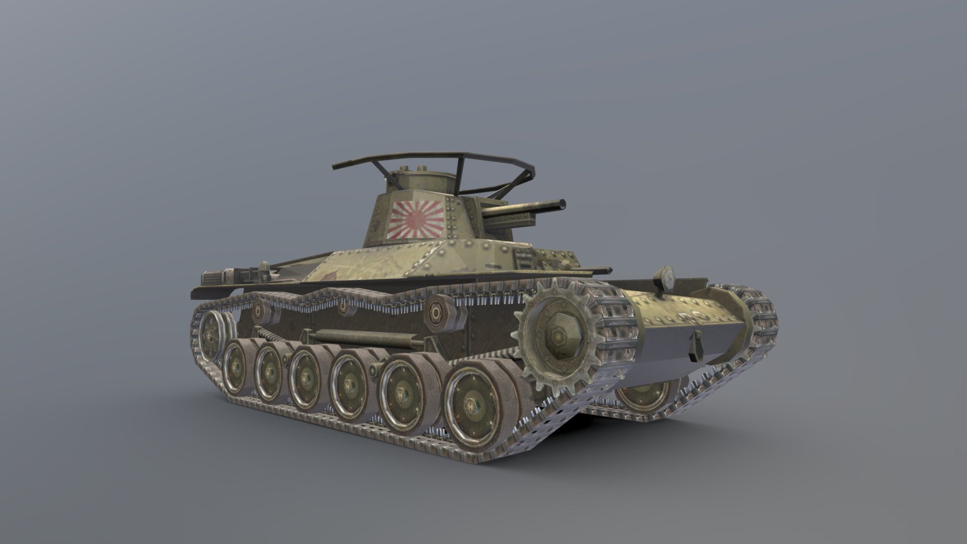 Type 97 Chi-Ha 57 - Download Free 3D model by 42manako [8ef96f1 ...