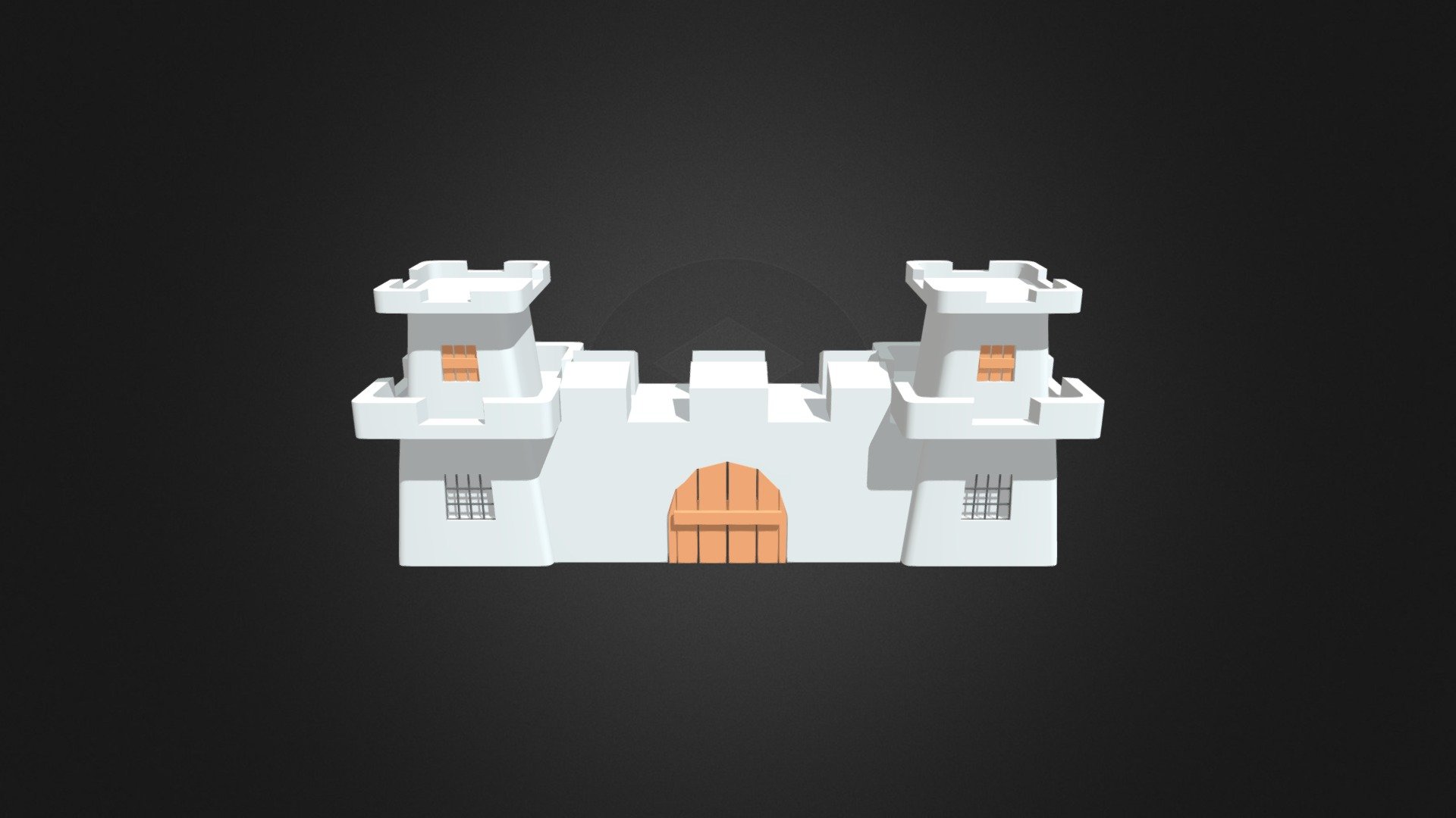 Low poly Castle Gate - Download Free 3D model by marianaordalc [8ef9715 ...