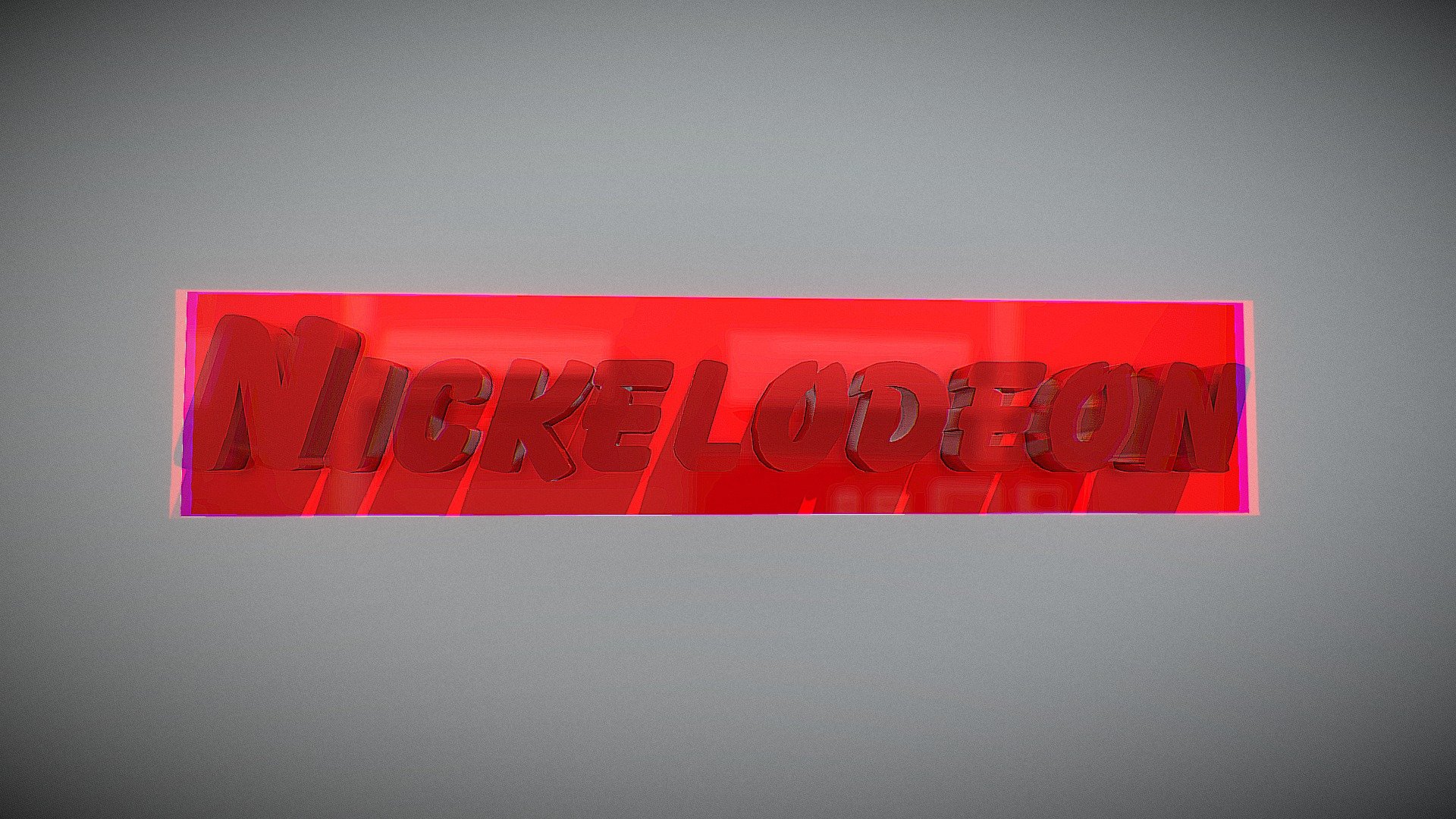Red Nickelodeon Logo - 3D model by ukthegamerfnf2003thecool2022fan ...