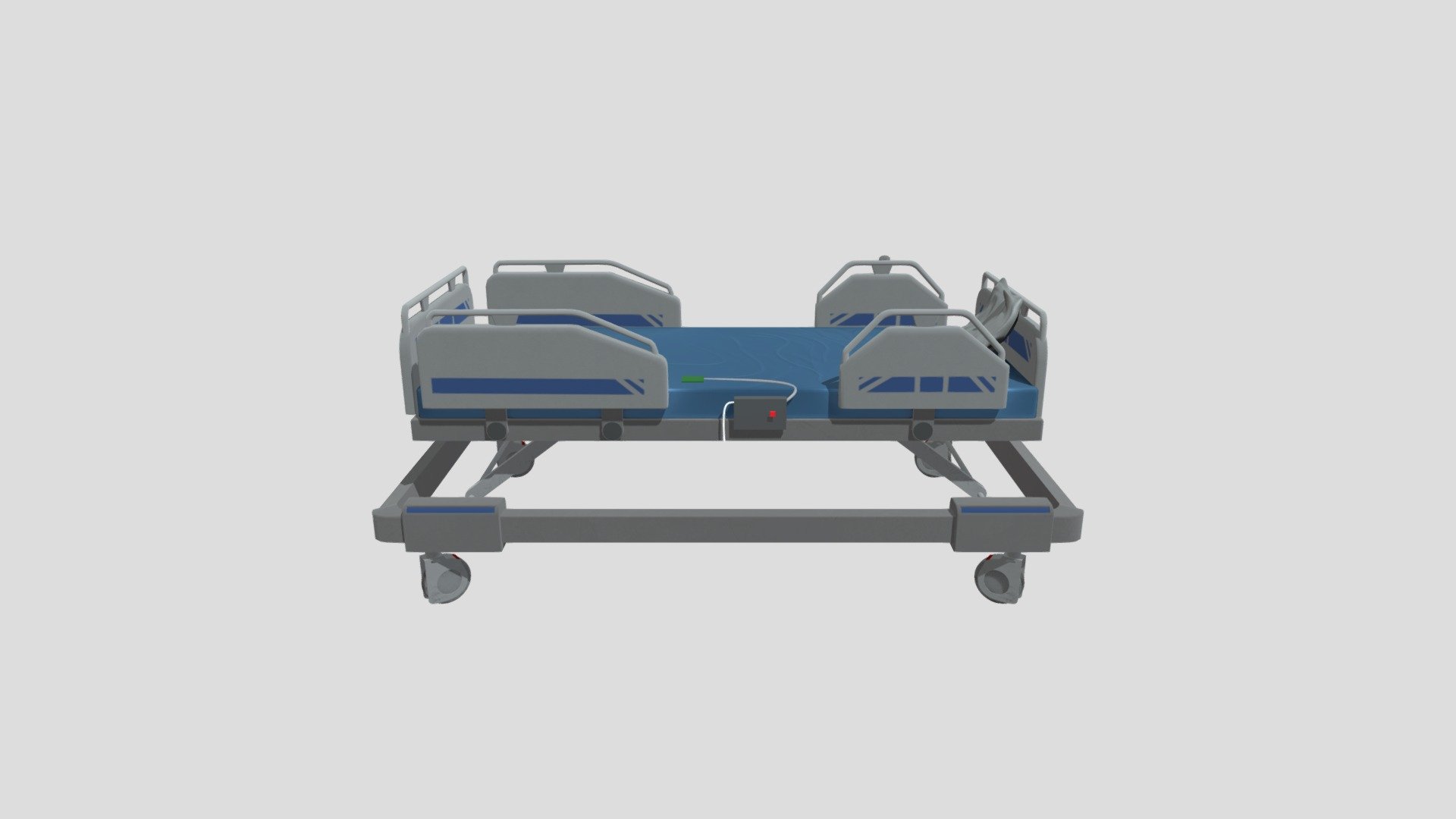 Hospital Sensor Bed - Download Free 3D model by ochipokepika [8ef9d4b ...