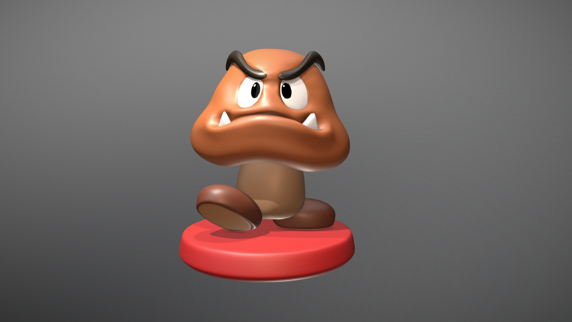 Goomba Amiibo HighPoly Model - 3D model by Hayley Jacka (@HayleyJacka ...