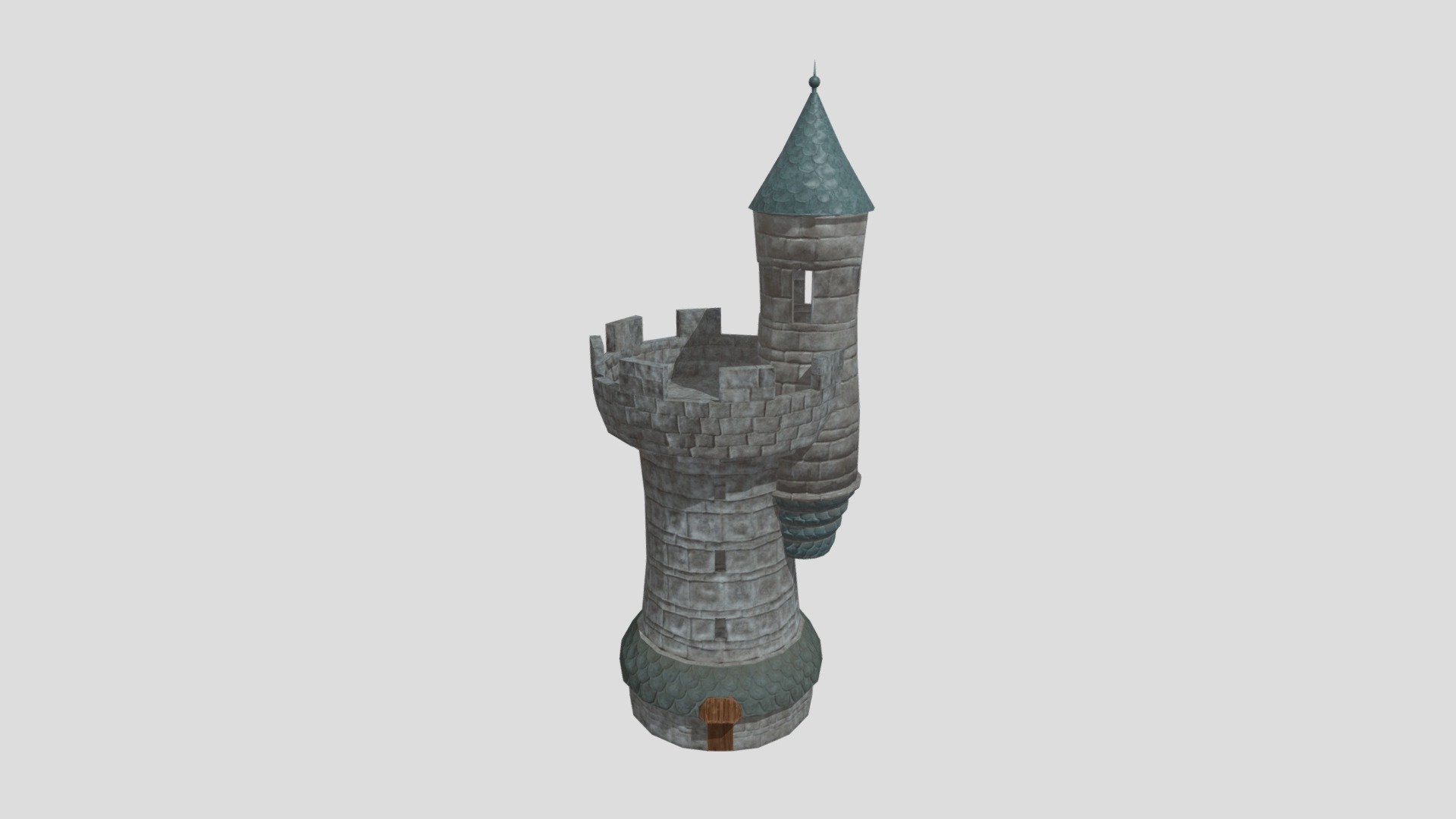 Medieval tower - 3D model by justine_hoeck [8efb5ac] - Sketchfab