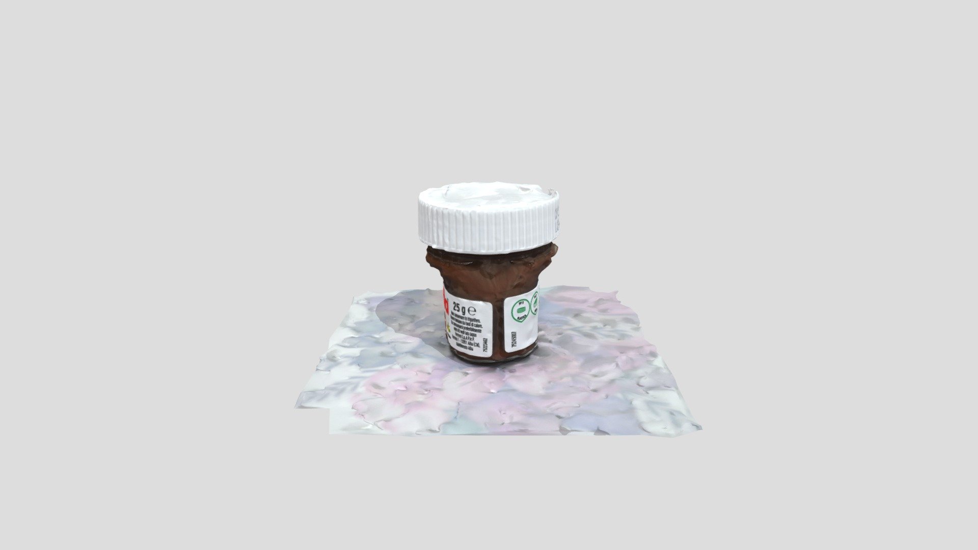 Nutella - 3D model by martigiglio98 [8efd964] - Sketchfab