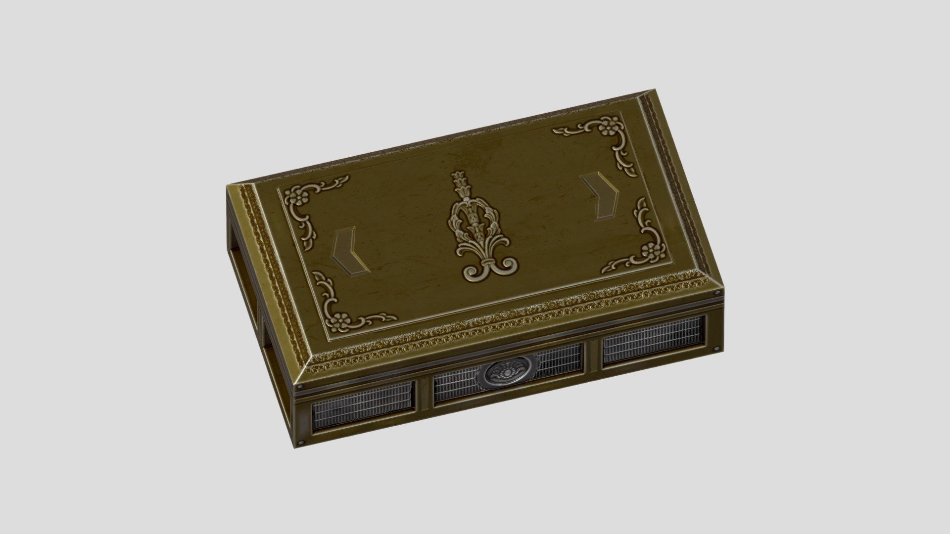 GOLDEN_BOX - Download Free 3D model by Pavluha (@klopikc) [8efdaf0 ...