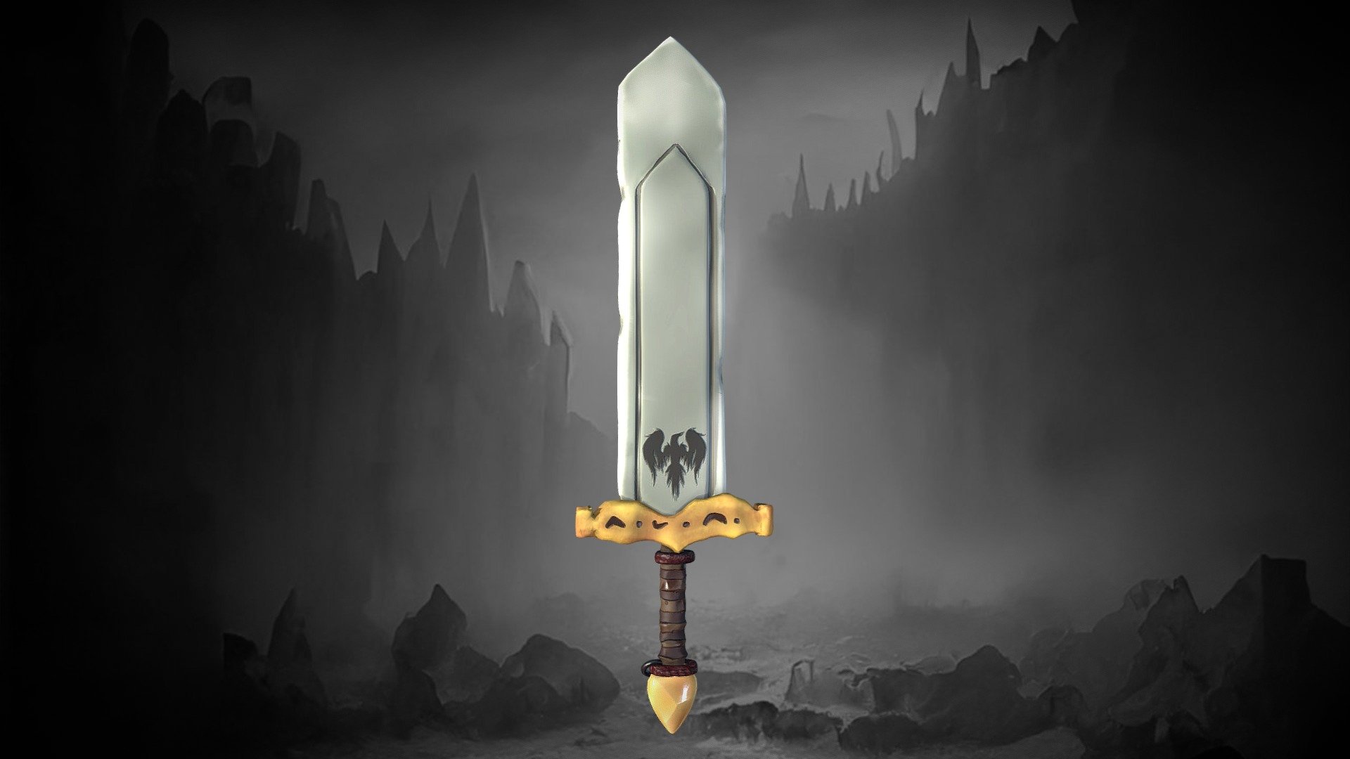 Phoenix Sword - Download Free 3D model by dmitry.porotnikov [8efe47e ...