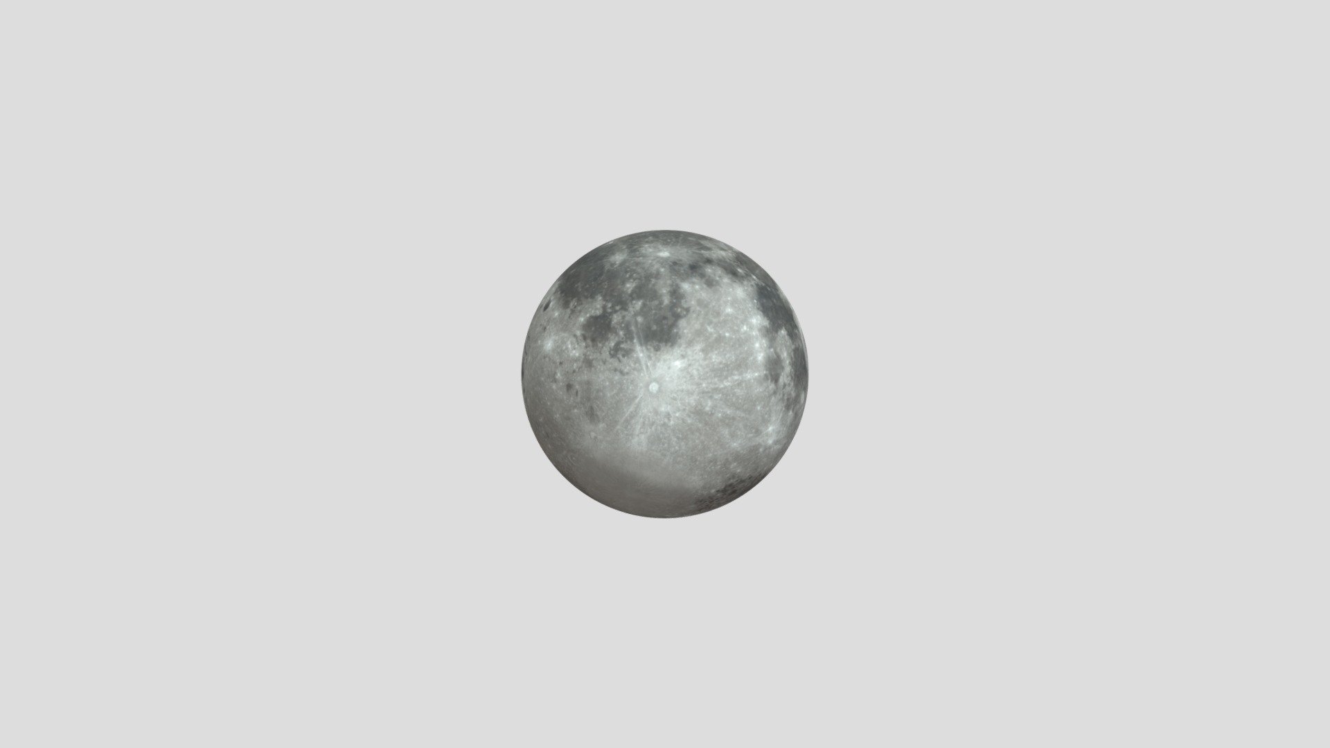 Moon - 3D model by JupiterThetis [8efe7b7] - Sketchfab