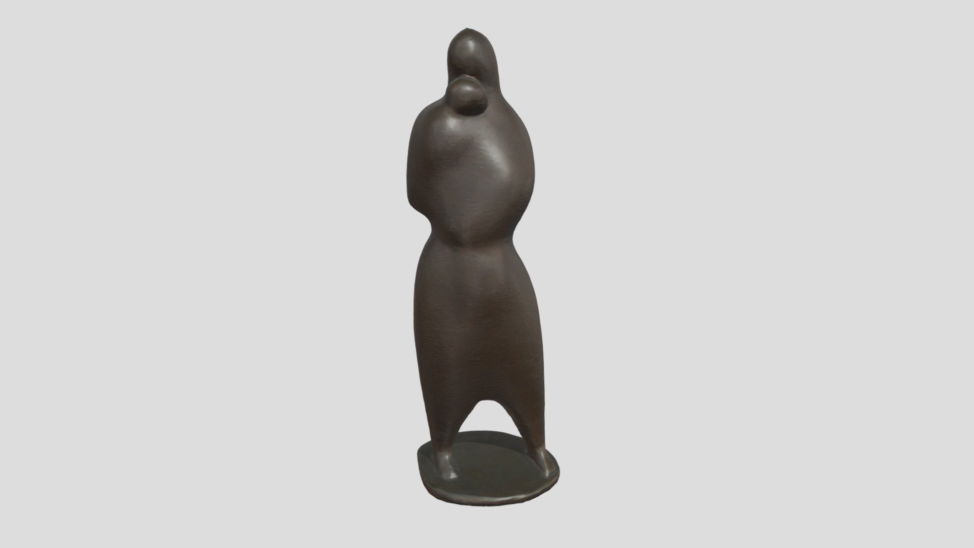 Exponate Frau Mit Kind Statue Metall KZ 79 - Download Free 3D model by ...