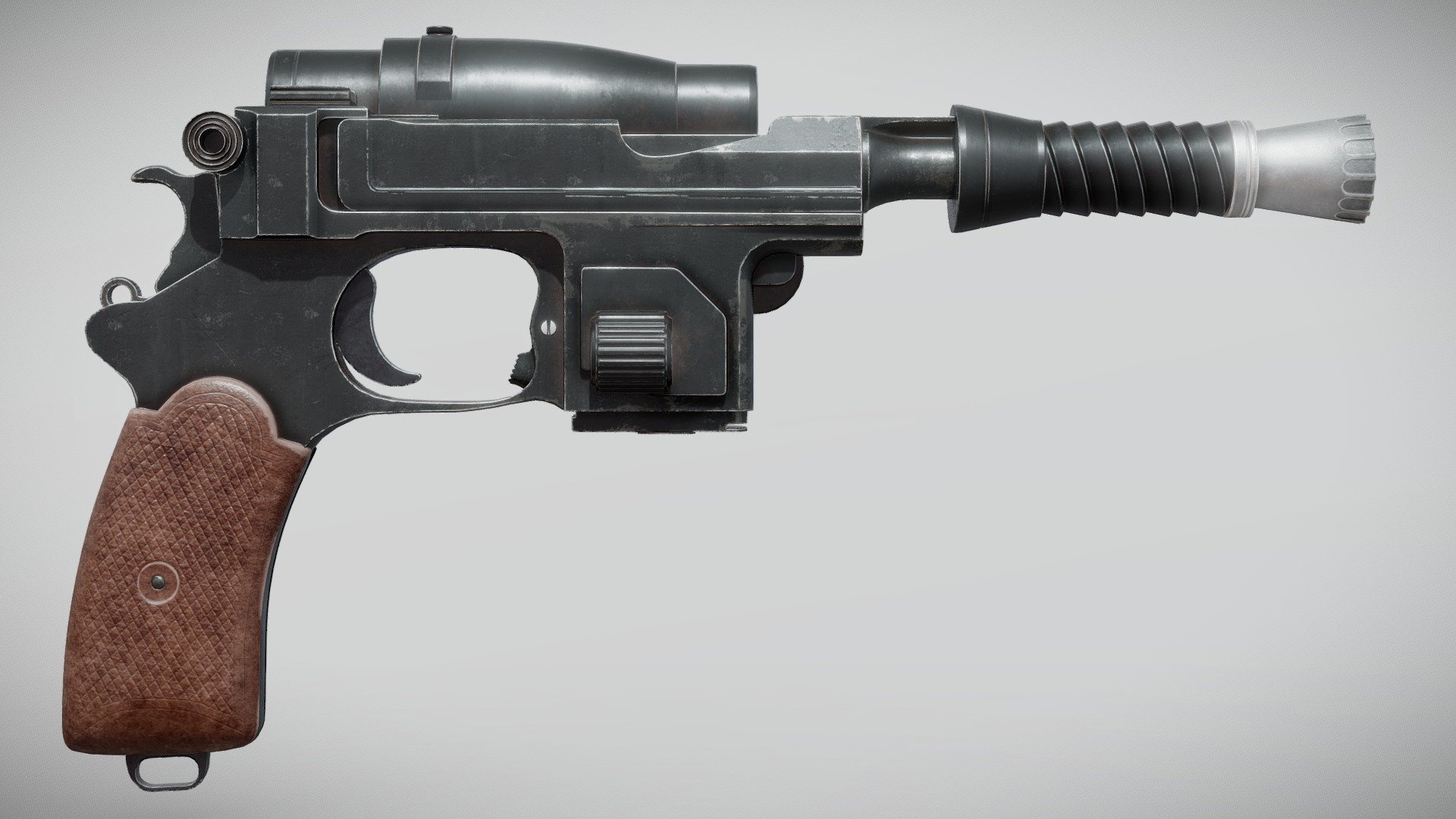 Star Wars B-10 Nova Blaster - 3D model by Vila (@VilaPereira) [8effe04] - Sketchfab