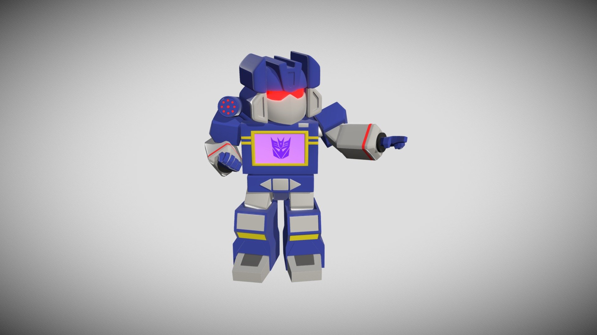 Chibi Soundwave - 3D model by Hravn01 [8f00d05] - Sketchfab