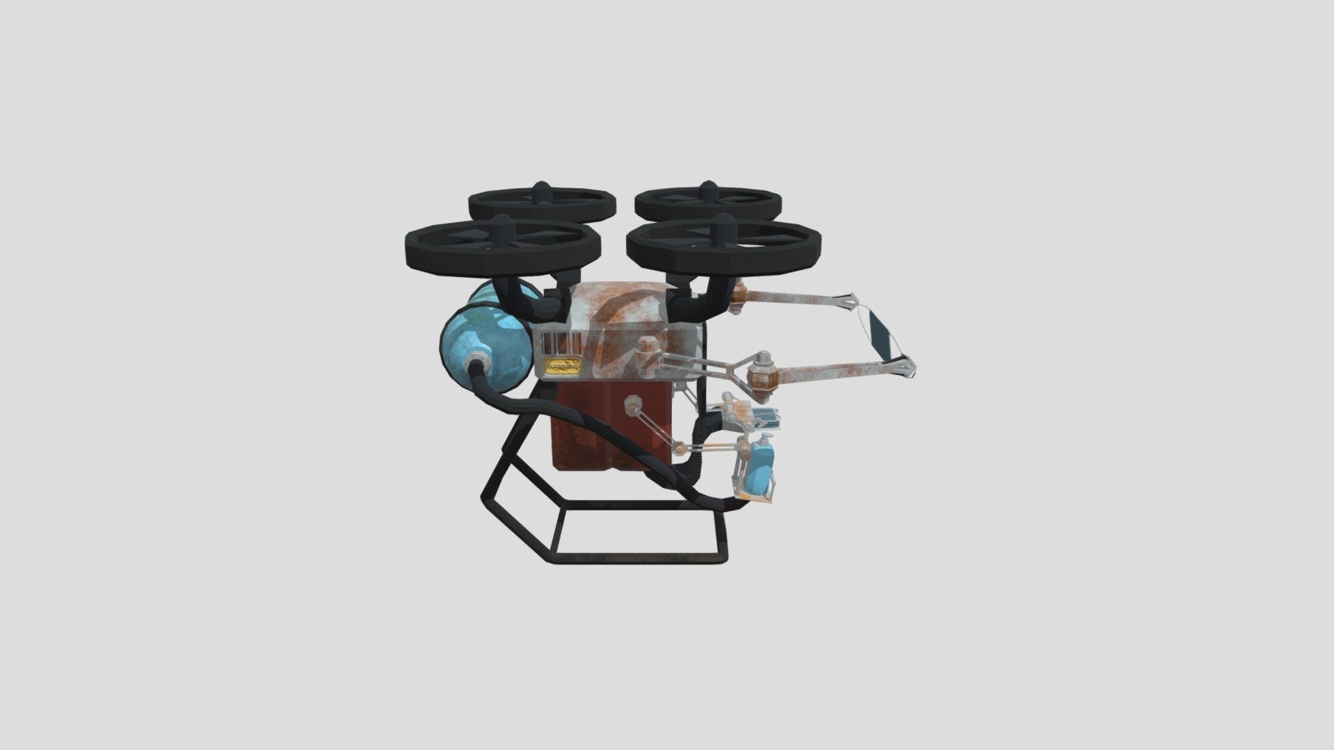 Anti-Viral Infection Drone - 3D model by Nick Smith (@NickSmith ...