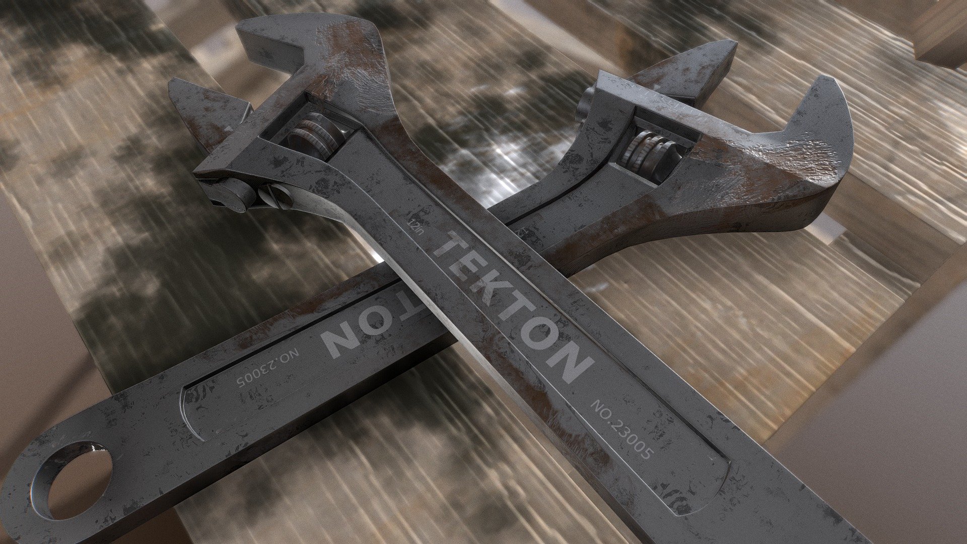 Wrench Scene - Download Free 3D model by wavecommotion [8f05c8e ...