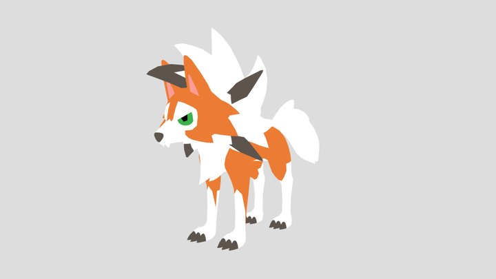 Lycanroc 3D models - Sketchfab