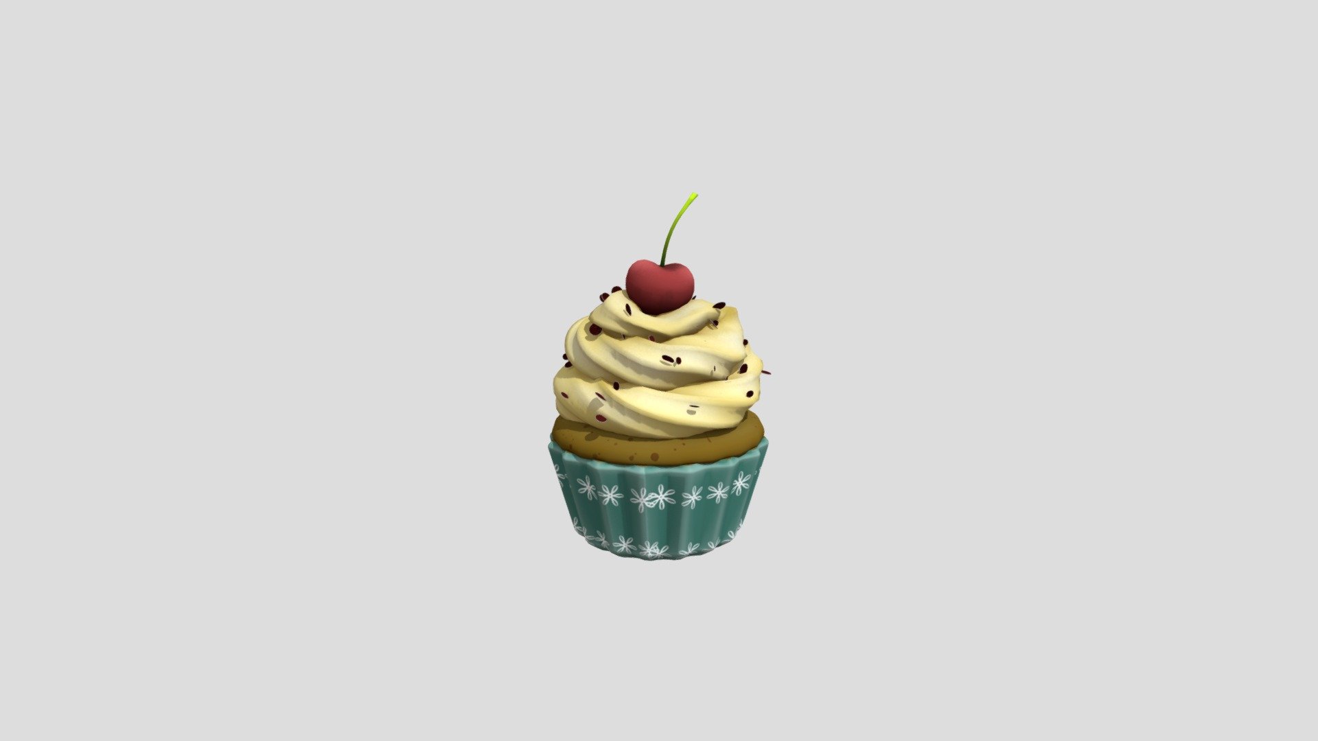 Cupcake - 3D model by JasmynMadrid [8f0a6ea] - Sketchfab