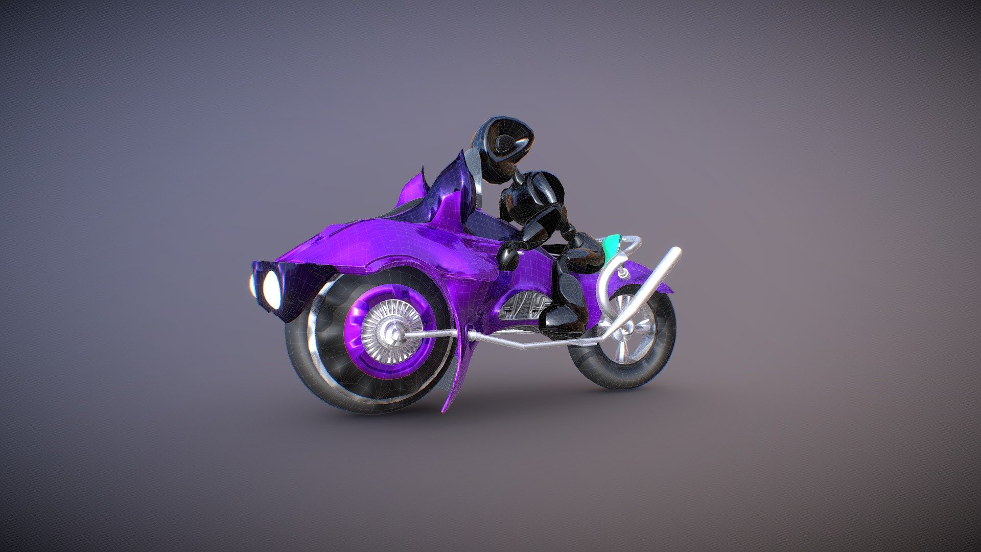 conceptual bike - 3D model by VertaScan [8f0a91b] - Sketchfab