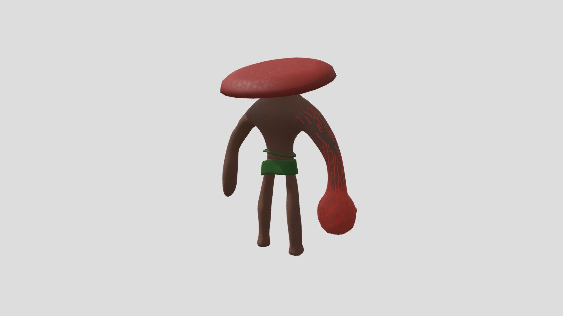 Mushroom Man - 3D model by Matthew Williams (@326670) [8f0da0c] - Sketchfab