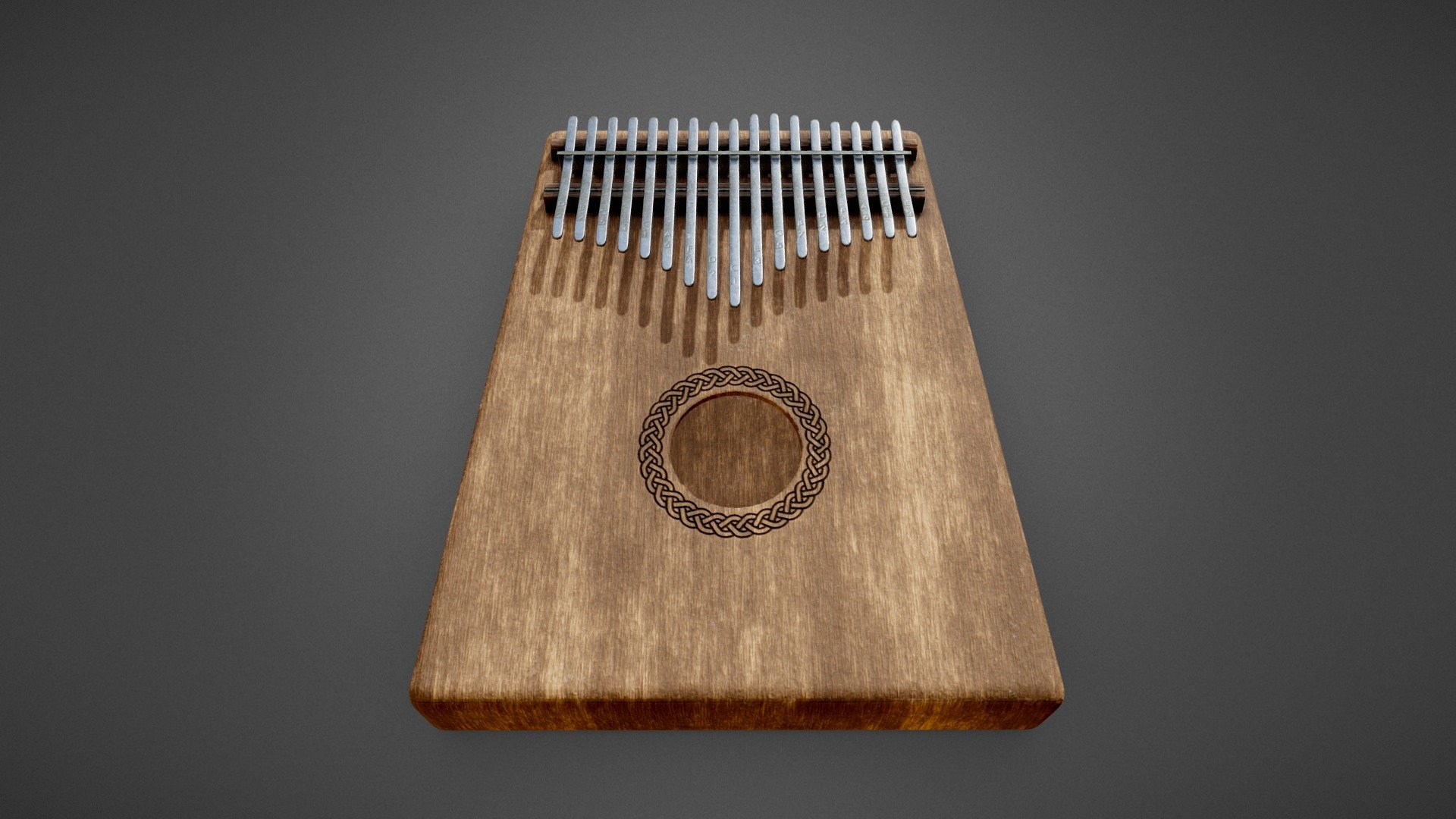 Kalimba - 3D model by redbloodpivot [8f0df6e] - Sketchfab
