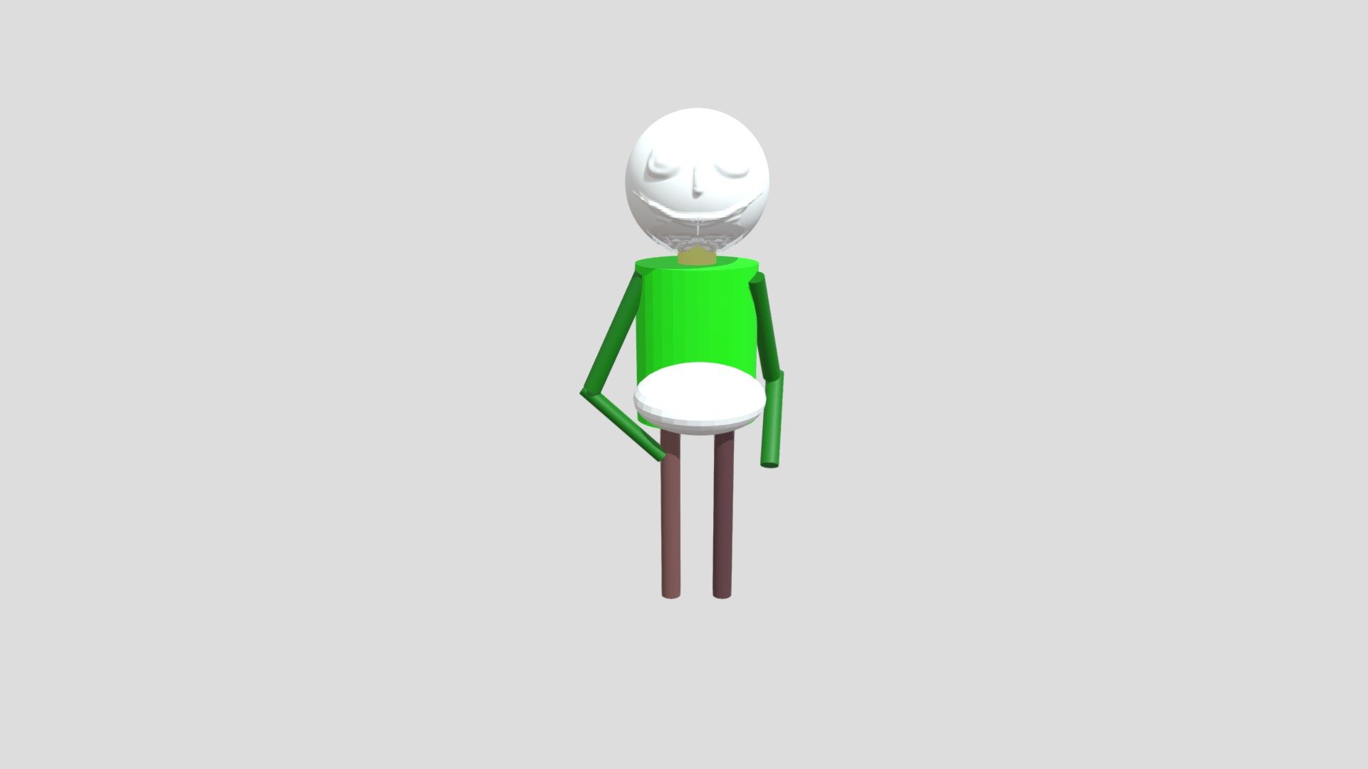 Baldi Download Free 3d Model By Ebal Femenizm Kalmykovelisej
