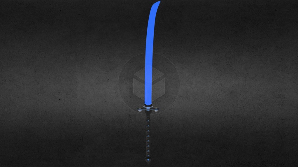 Energy Katana 2 - 3D model by IronWizard [8f10fd6] - Sketchfab