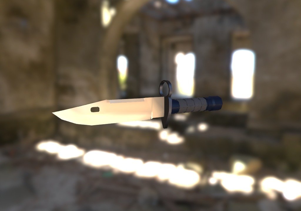 Knife M9 - 3D model by denlegrey [8f12147] - Sketchfab