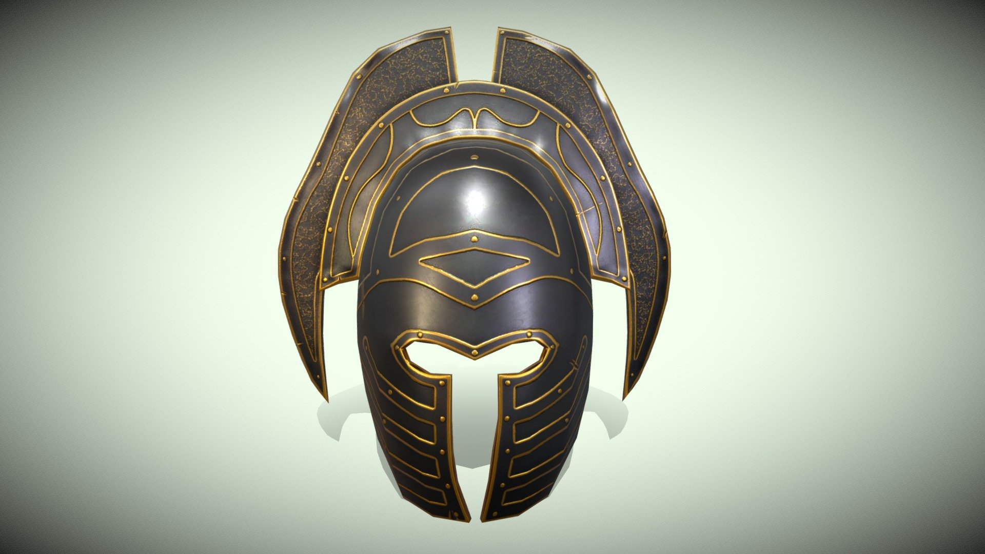 Fantasy human helmet 4 ( stylized ) ( low poly) - Buy Royalty Free 3D ...