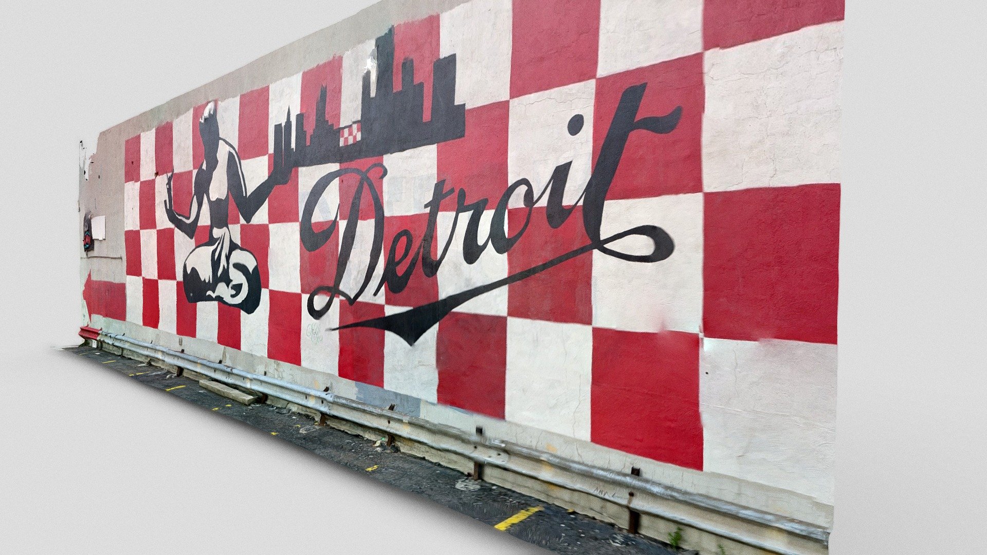 256: Detroit Mural - Download Free 3D model by alexdelker [8f14c0c ...