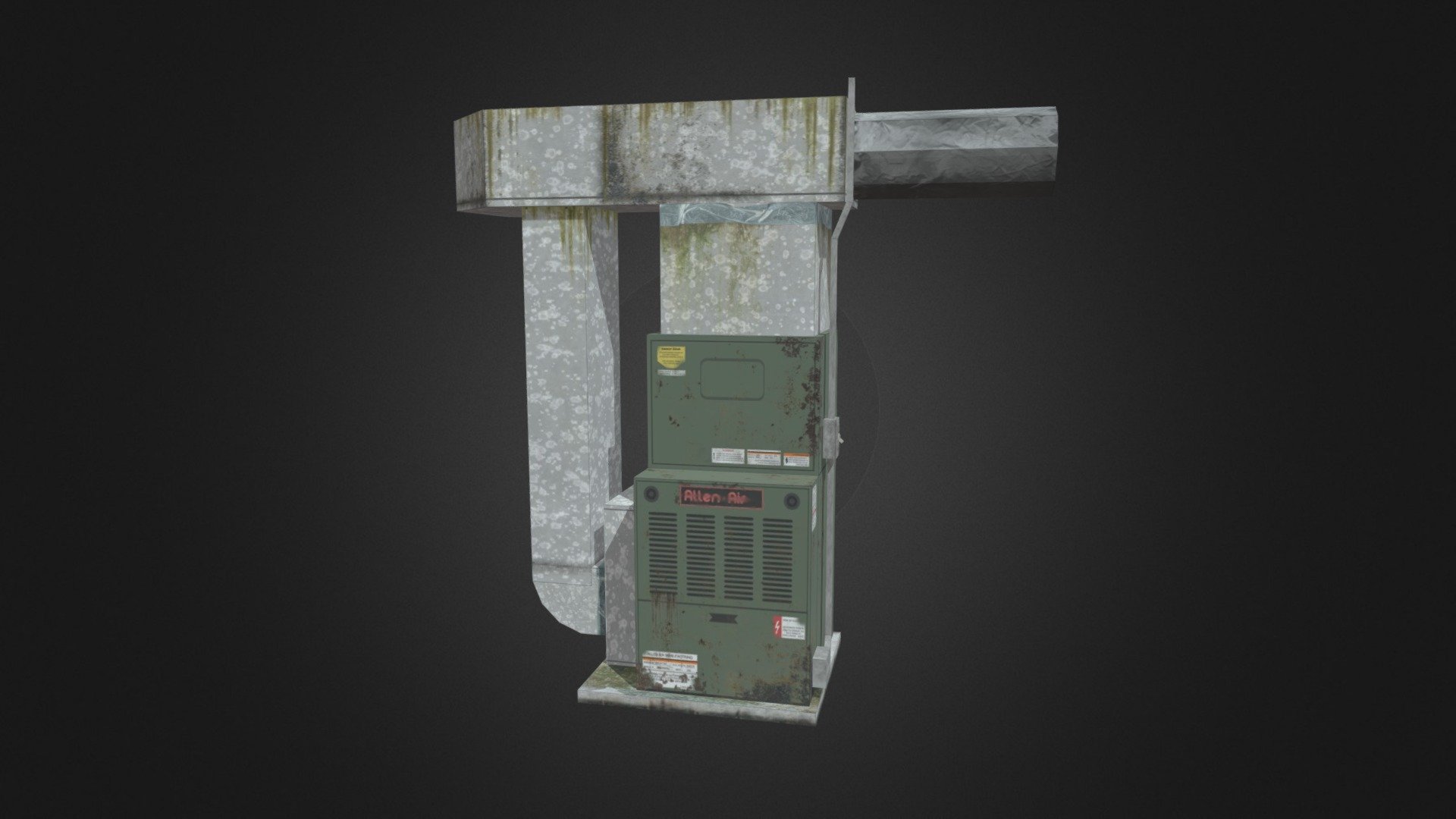 AC Unit - Rusty - 3D model by Mambanator [8f14c67] - Sketchfab